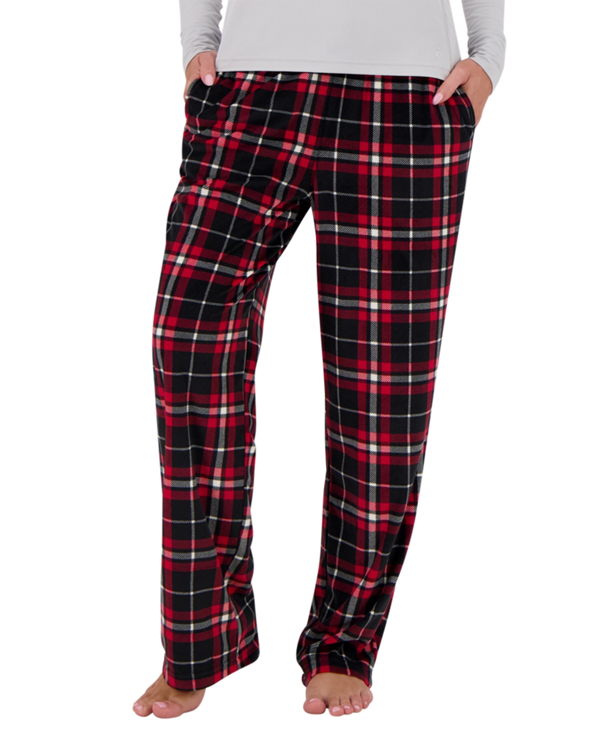 Click here for Heat Holders Womens Regular Fit Pants - Red/black prices
