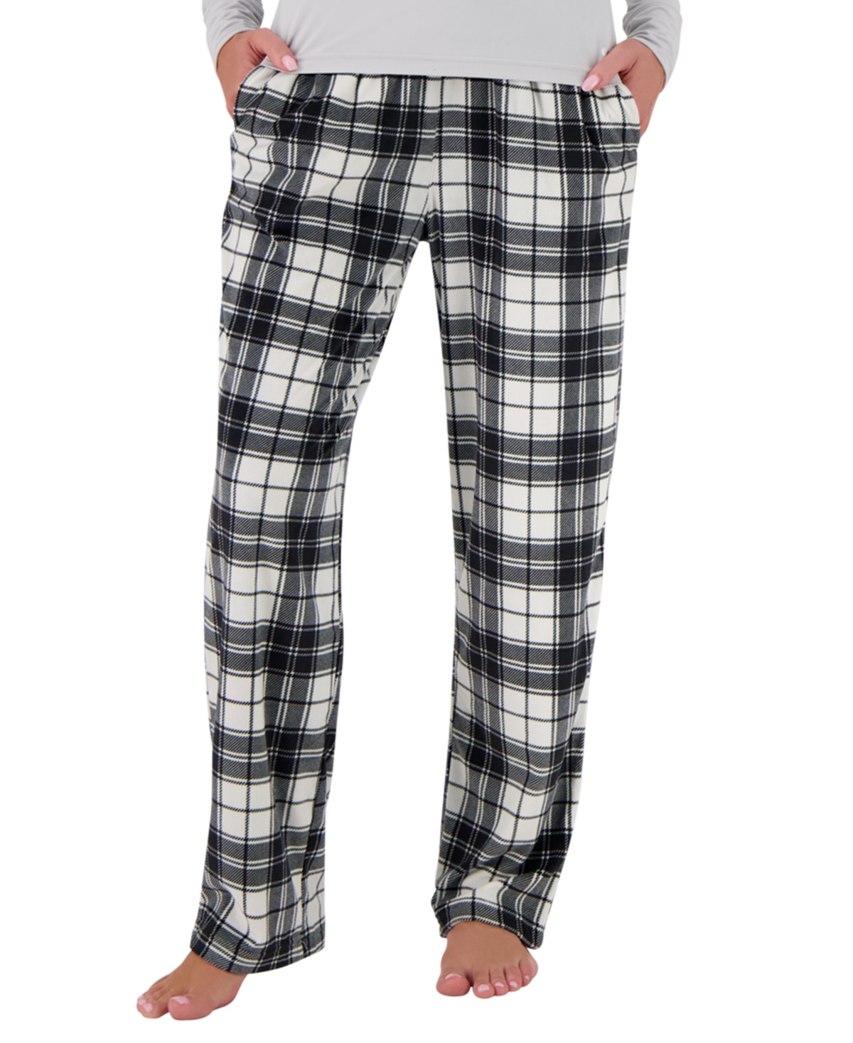 Click here for Heat Holders Womens Regular Fit Pants - Cream/Blac... prices