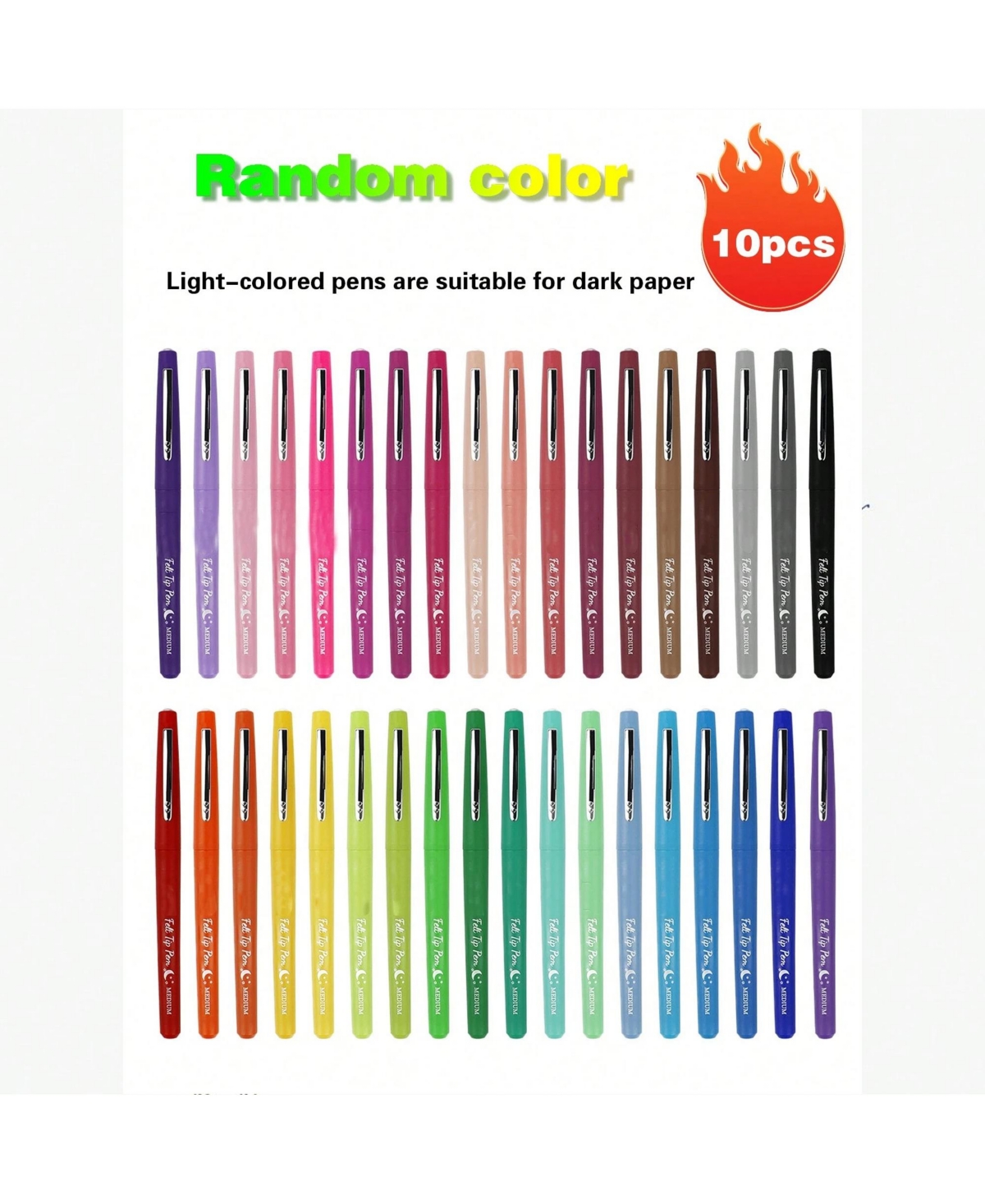 Click here for Htutwoo 10 Pcs Felt Tip Pens  Assorted Colors  For... prices
