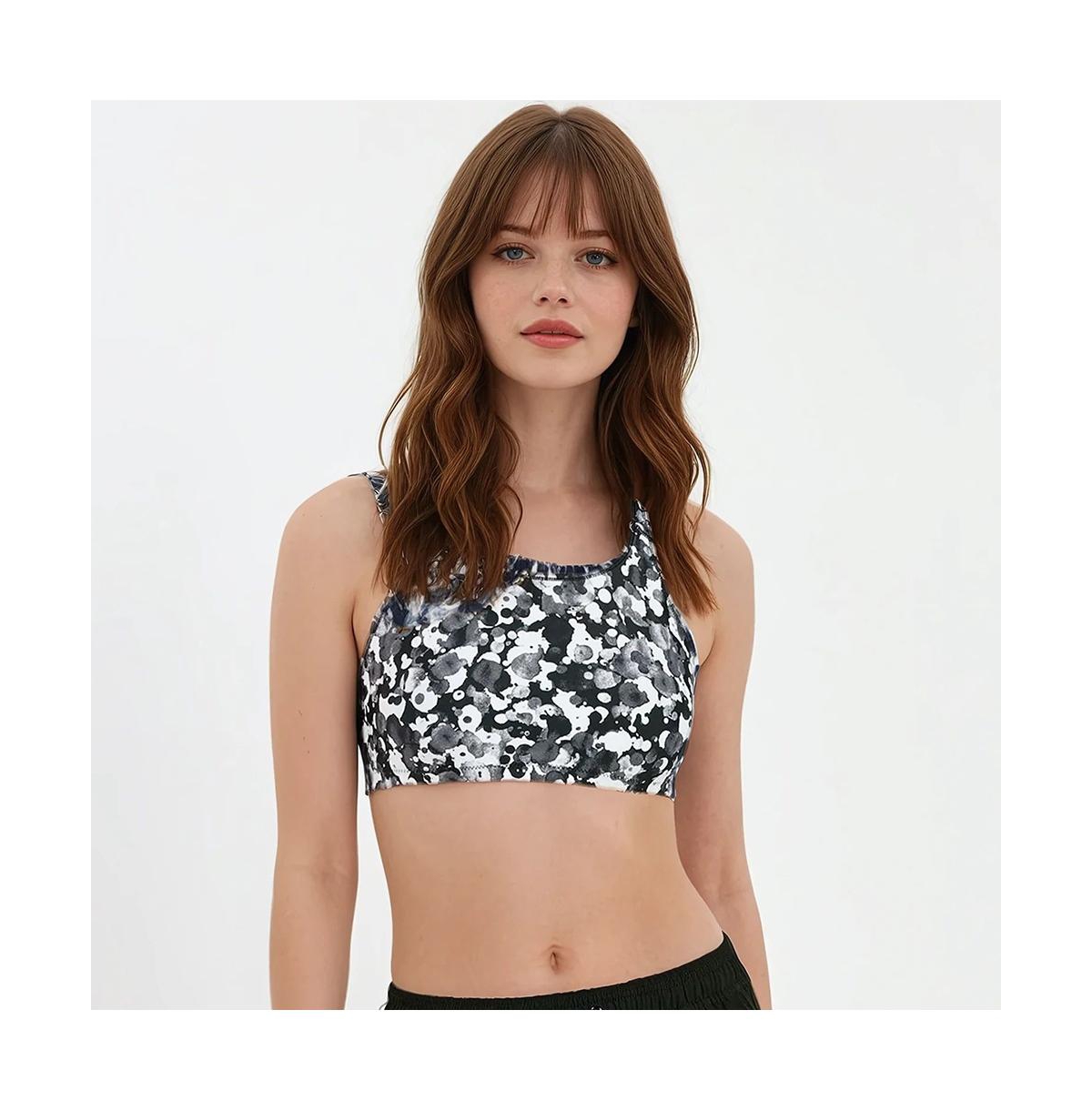 Click here for Calypsa Womens Racerback Swim Bra - Rocky road prices
