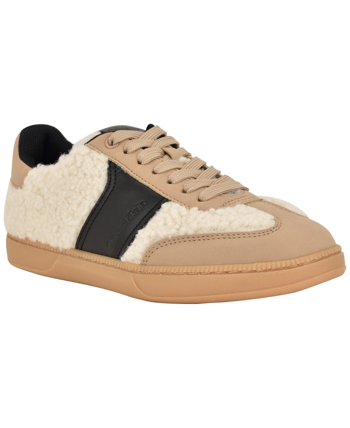 Click here for Calvin Klein Womens Nhova Lace-Up Sneakers - Natur... prices