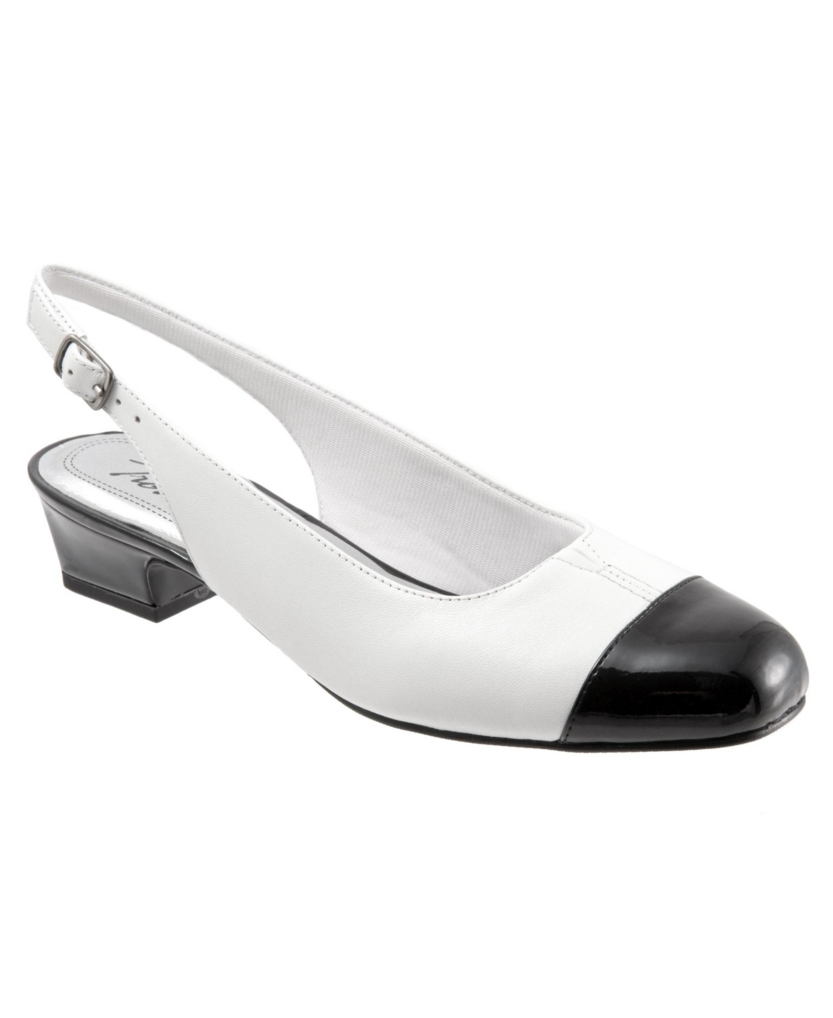 Click here for Trotters Dea Pump - White black prices