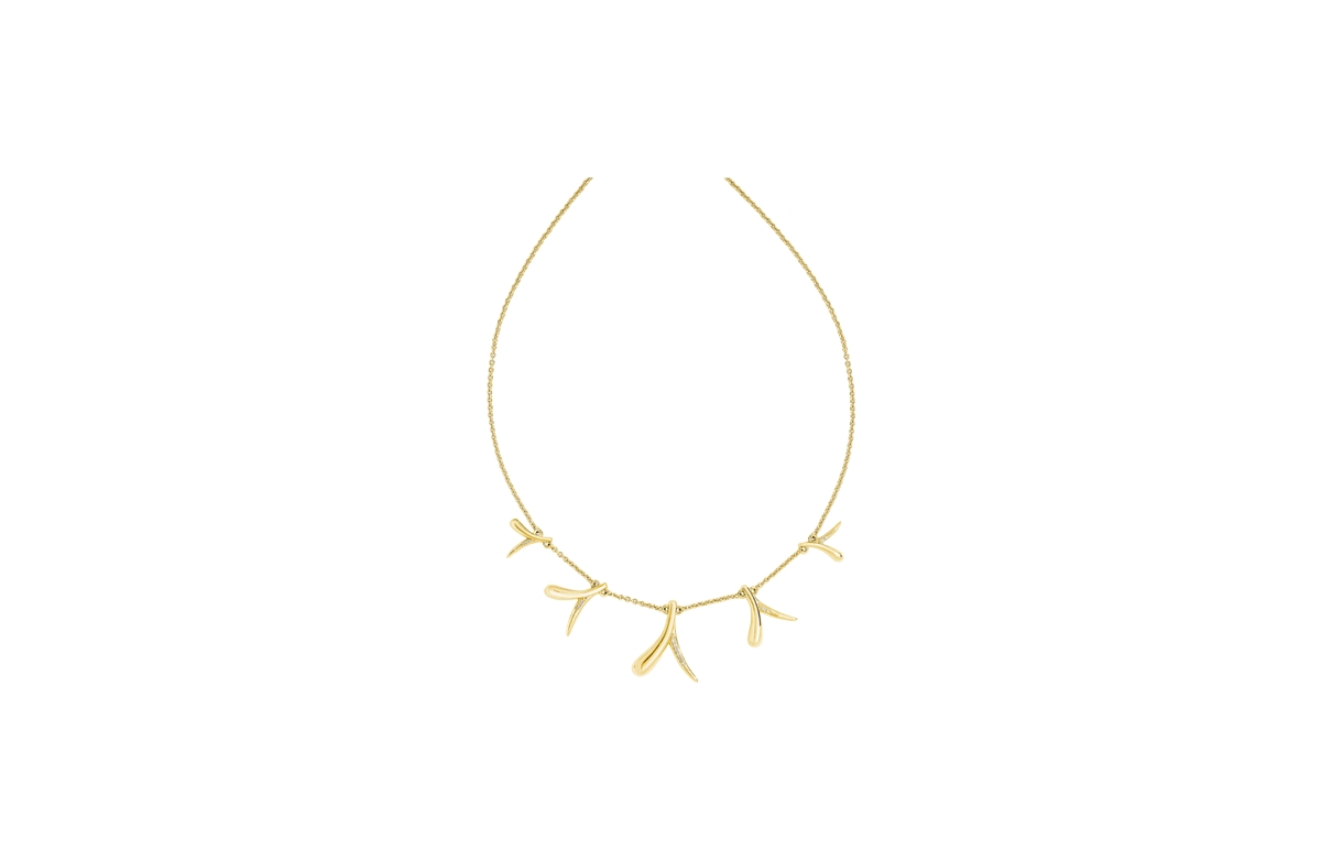 Click here for Sycamore Station Necklace In Gold Vermeil - 18ct g... prices