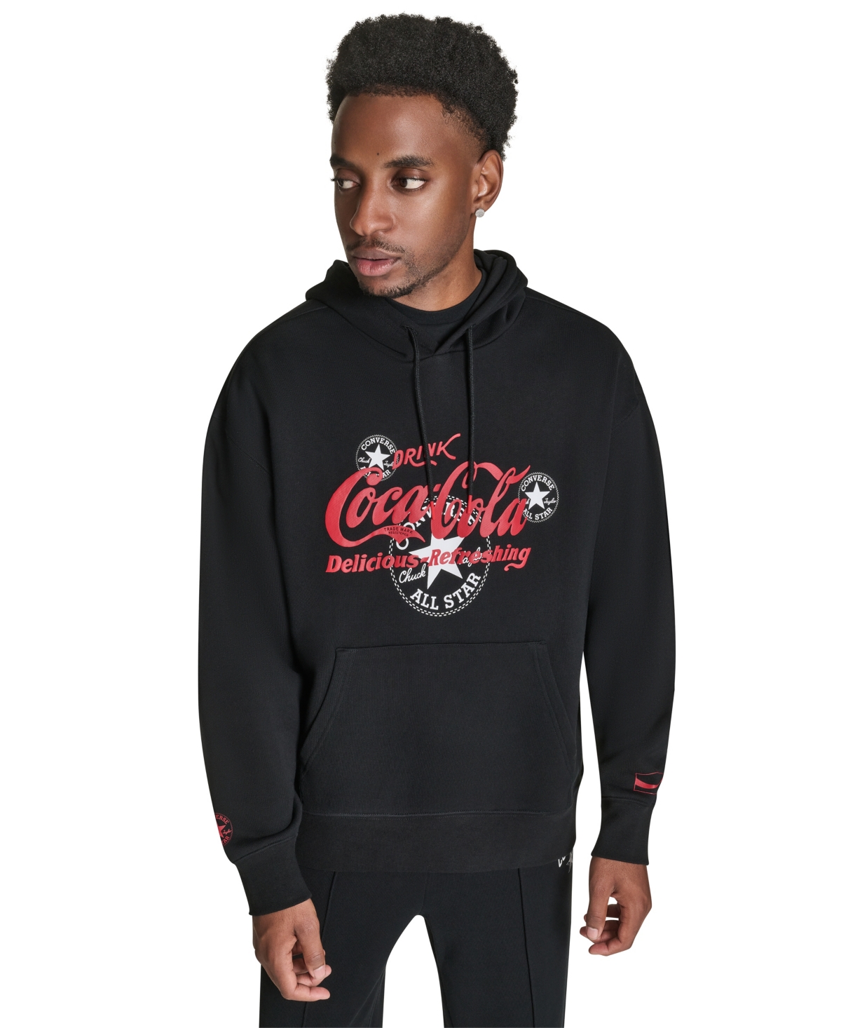 Click here for Converse Mens Coca Cola Logo Hooded Sweatshirt - B... prices
