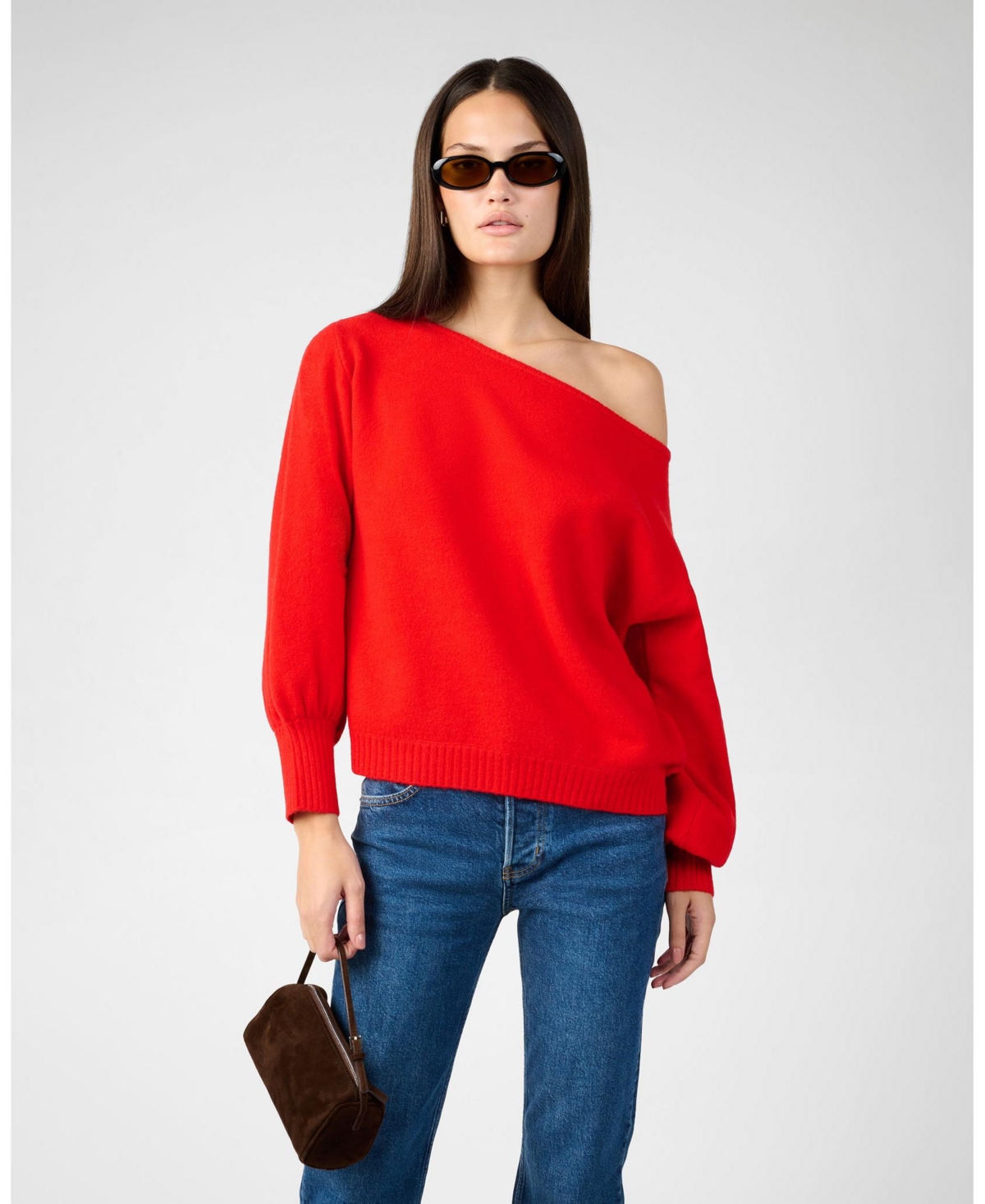 Click here for WeWoreWhat Womens Off The Shoulder Balloon Sleeve... prices