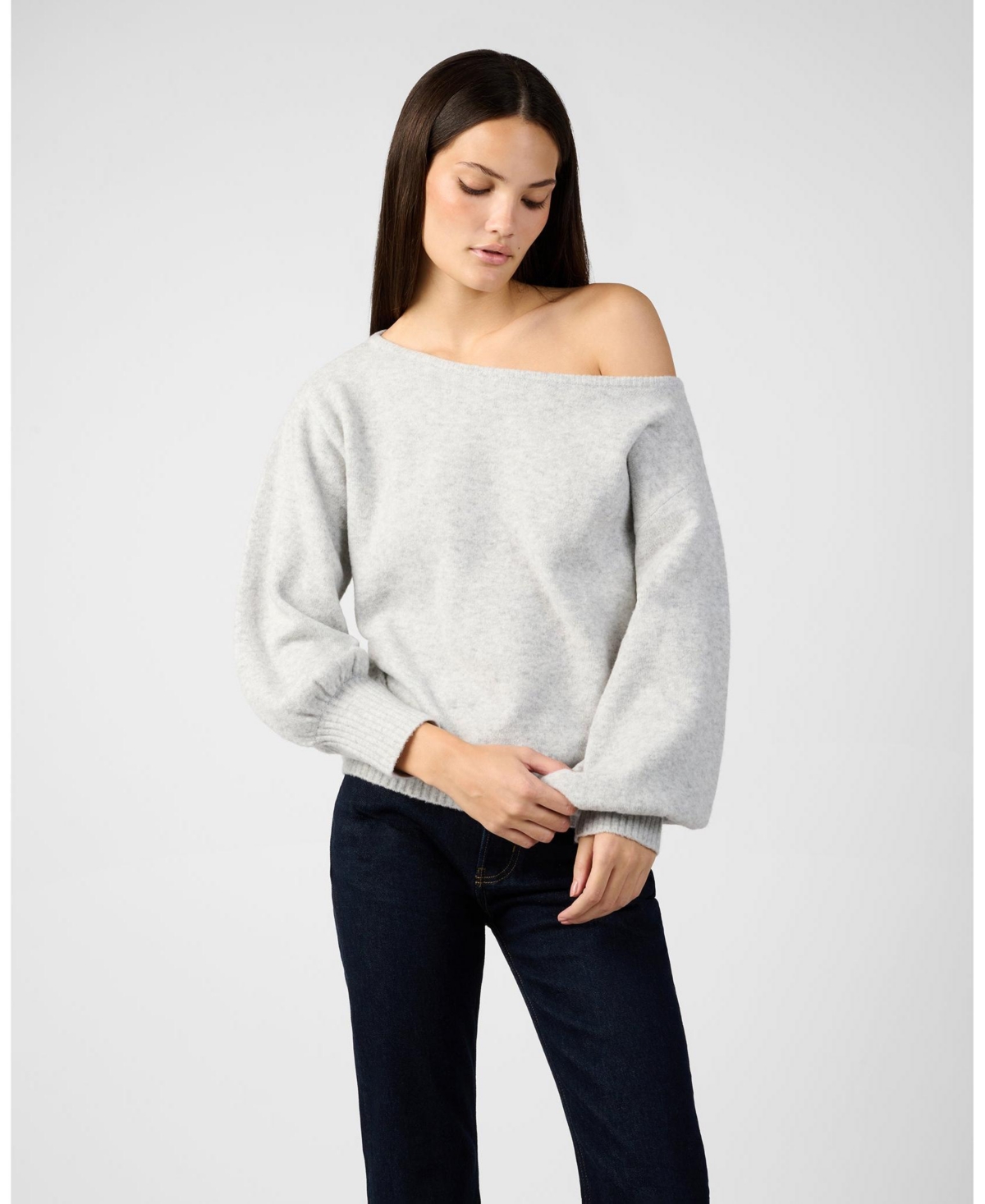 Click here for WeWoreWhat Womens Off The Shoulder Balloon Sleeve... prices