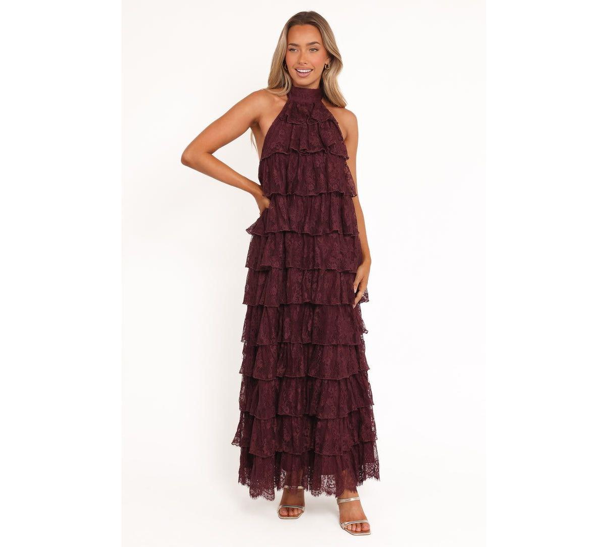 Click here for Petal and Pup Womens Zoella Maxi Dress - Cherry La... prices
