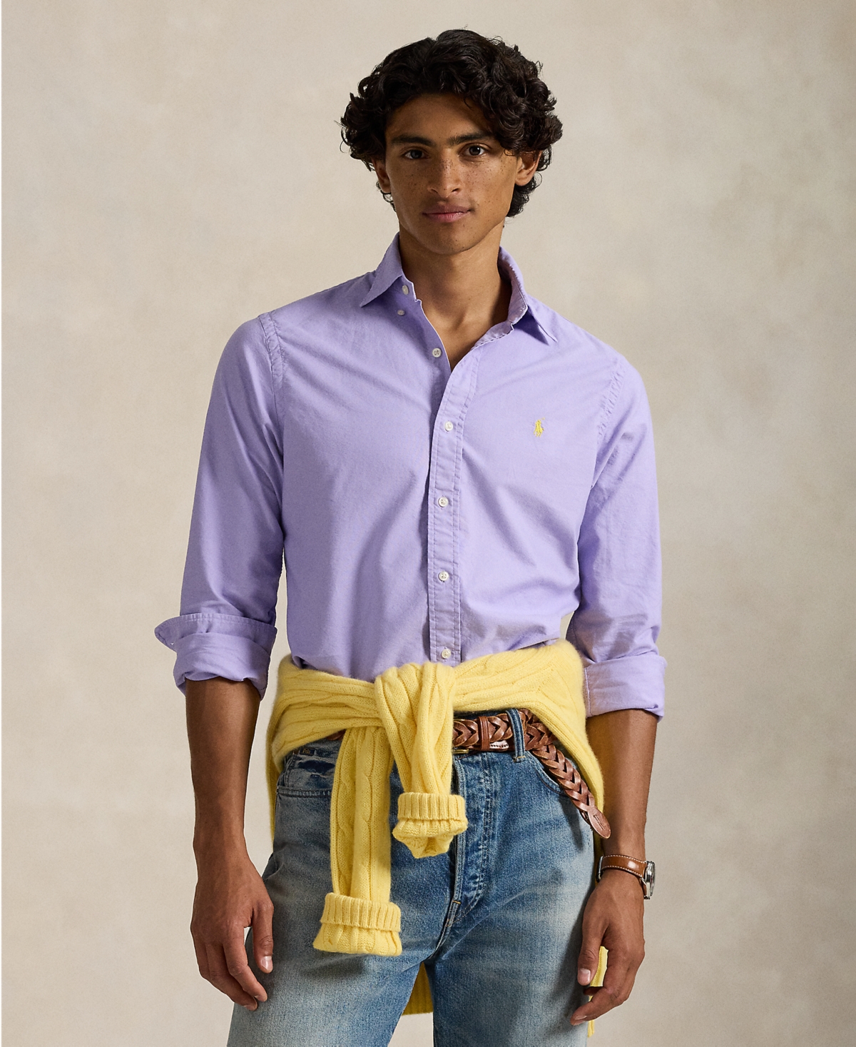 Click here for Polo Ralph Lauren Mens The Iconic Cotton Oxford Sh... prices