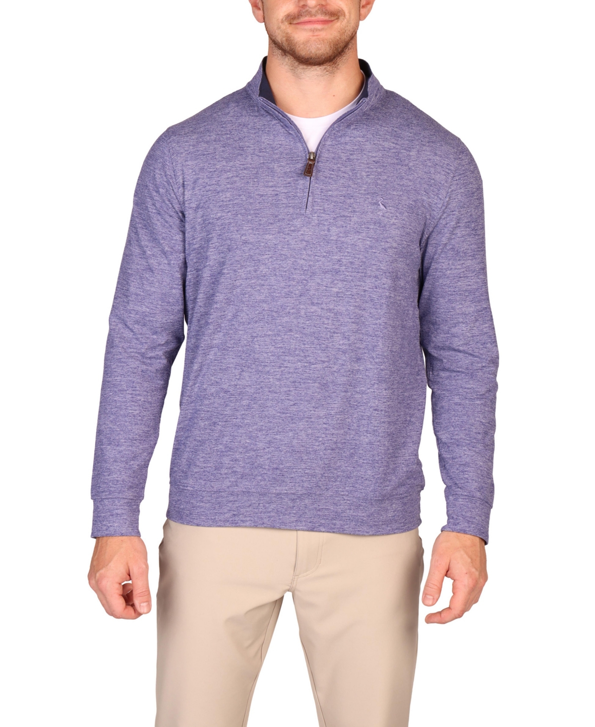 Click here for Tailorbyrd Mens Brushed Melange Super Soft Quarter... prices