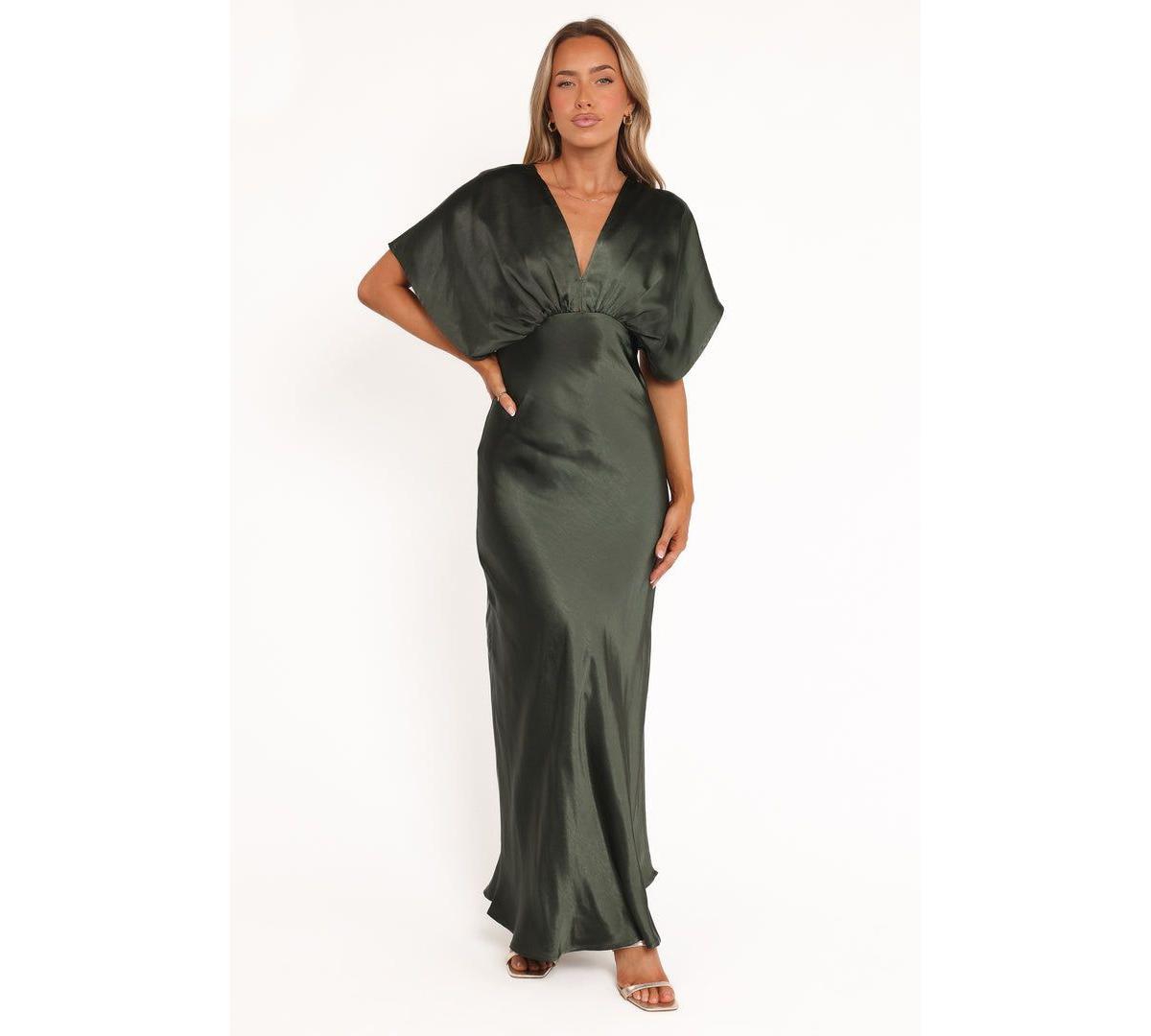 Click here for Petal and Pup Womens Ricki Maxi Dress - Olive Gree... prices