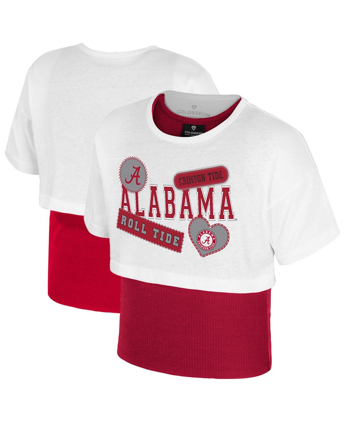 Click here for Colosseum Big GirlsÂ White Alabama Crimson Tide Ga... prices