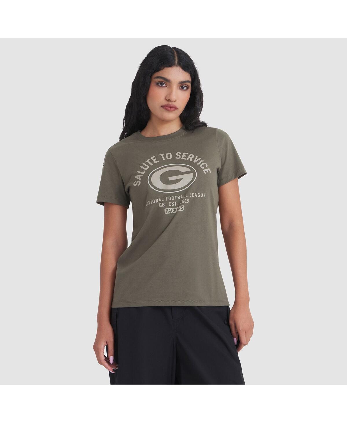 Click here for Nike Womens Olive Green Bay Packers 2025 Salute to... prices