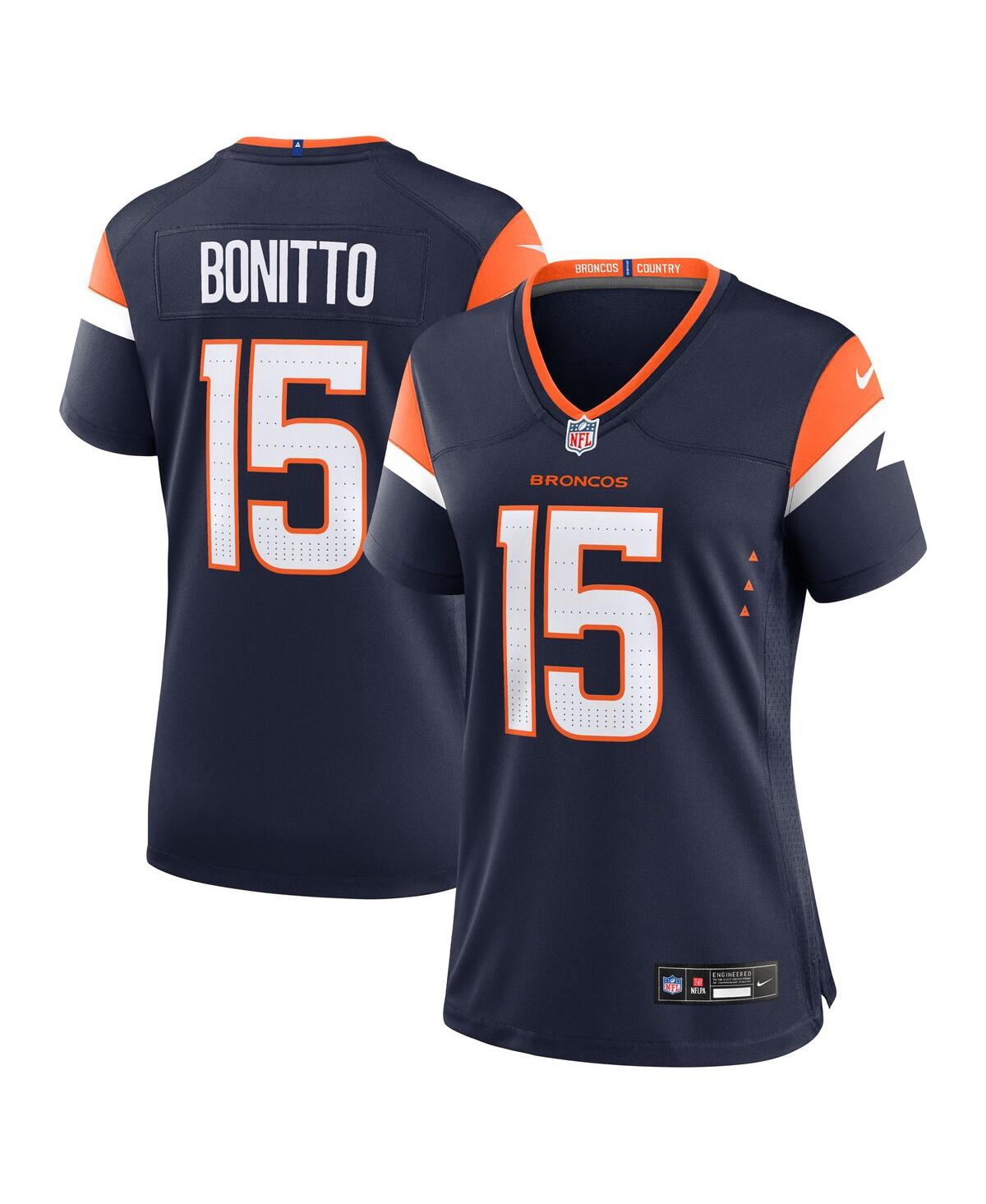 Click here for Nike Womens Nik Bonitto Navy Denver Broncos Altern... prices