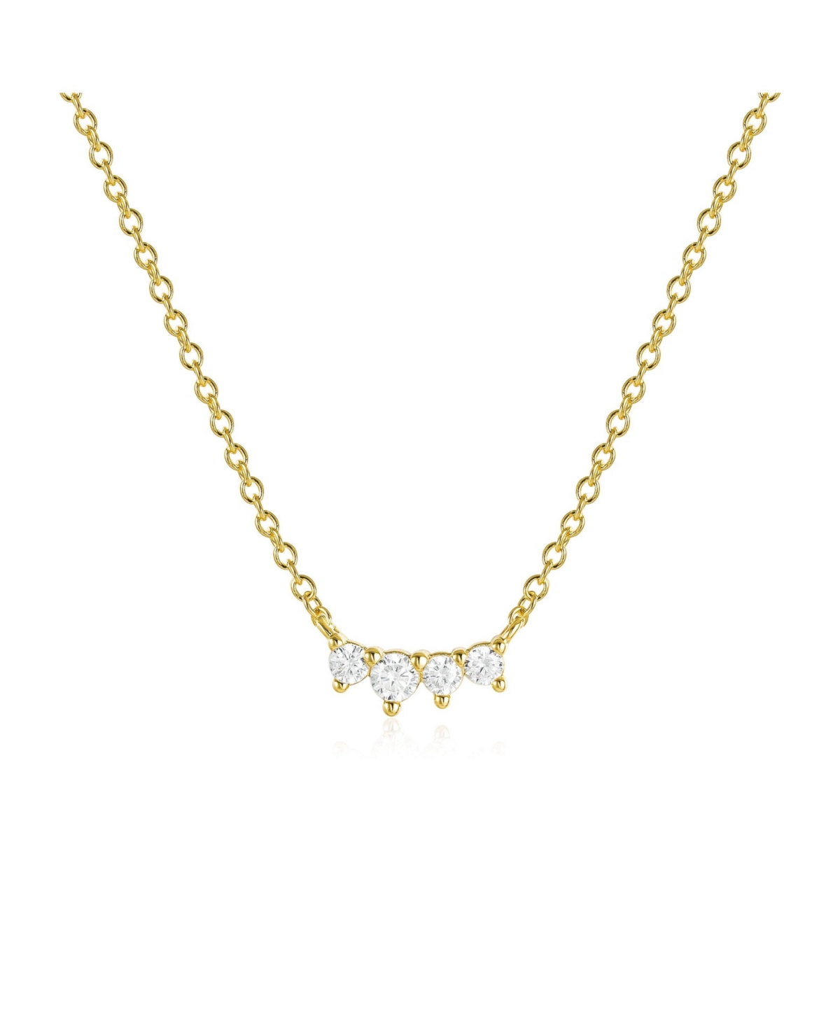Click here for Untamed Petals Annie Crystal Necklace - Gold prices