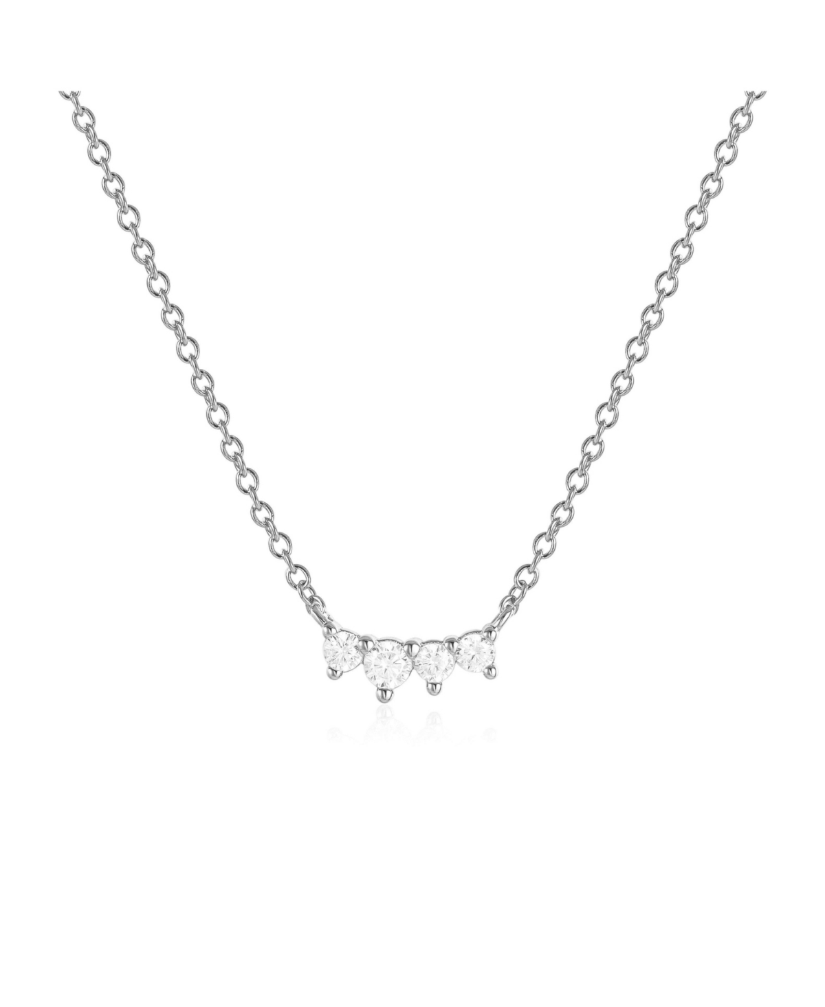 Click here for Untamed Petals Annie Crystal Necklace - Silver prices