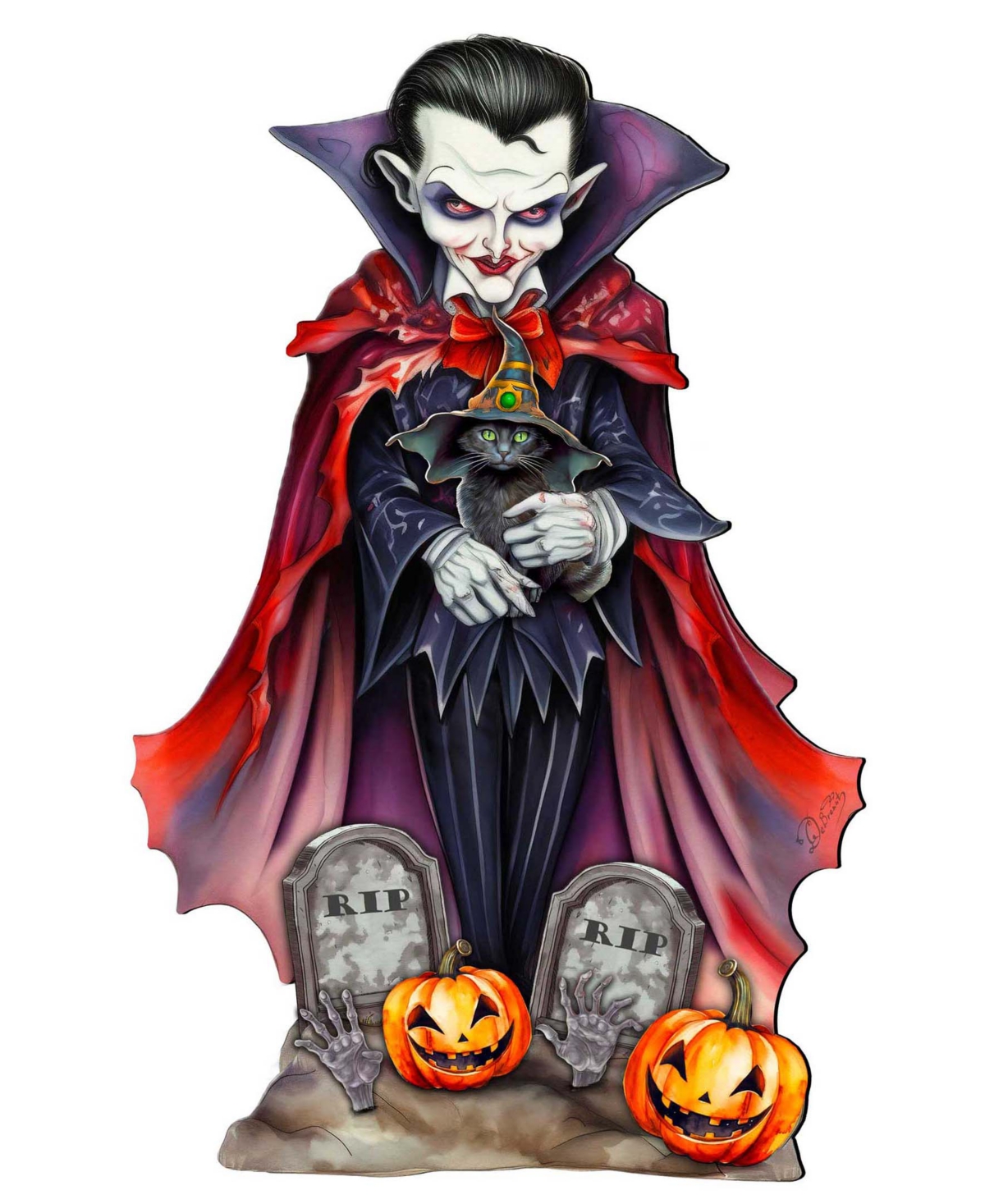 Click here for Designocracy Dracula Door Hanger - Multi Color prices