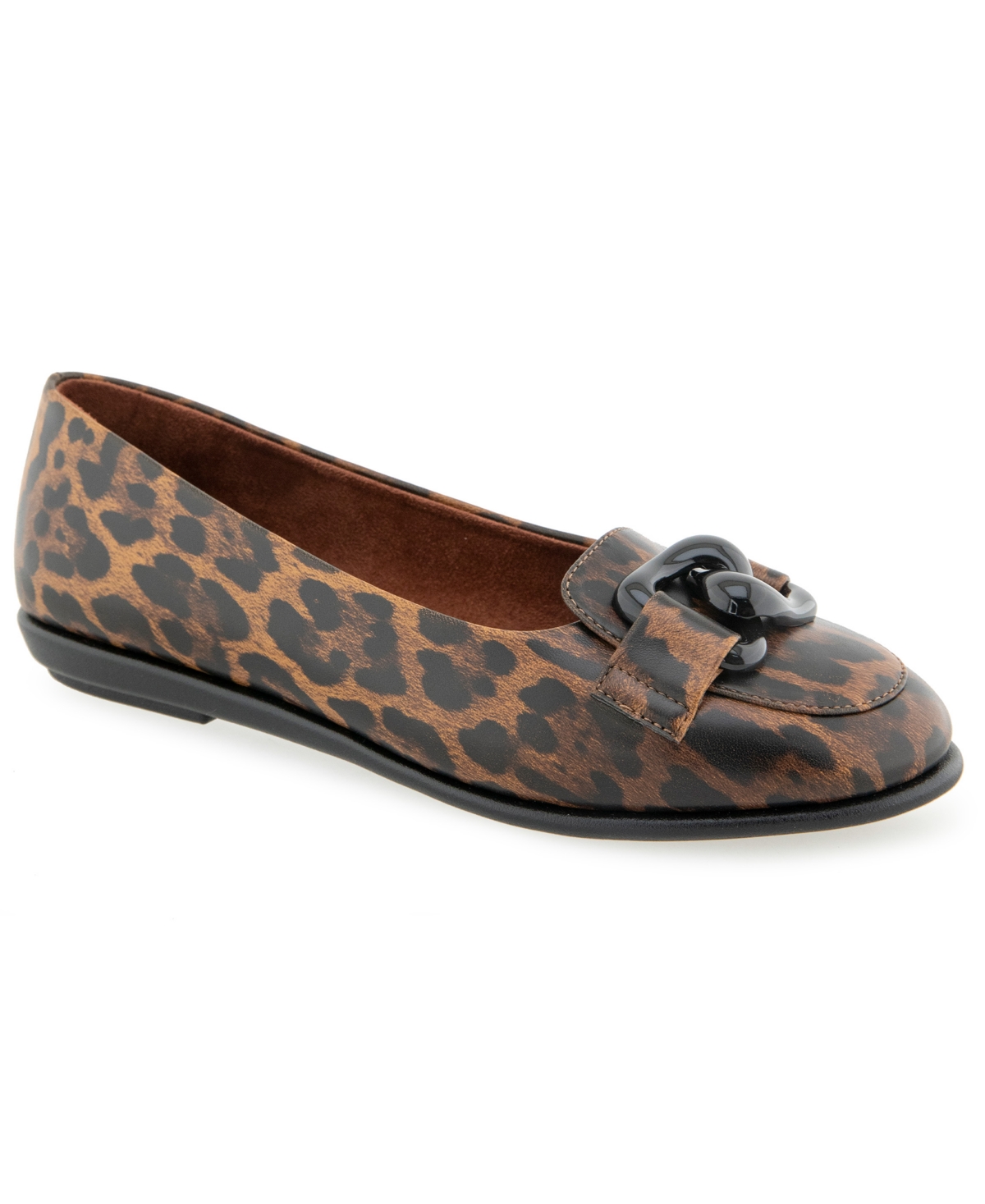 Click here for Aerosoles Womens Bell Dress Flat - Tobacco multi f... prices