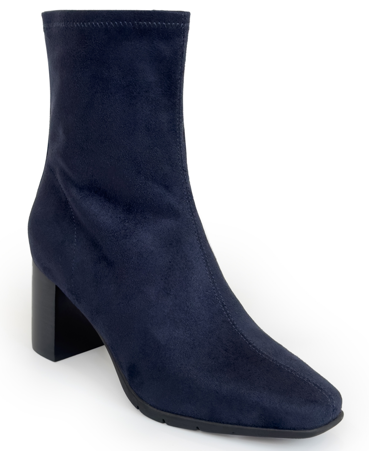 Click here for Aerosoles Womens Miley Dress Booties - Navy Faux S... prices