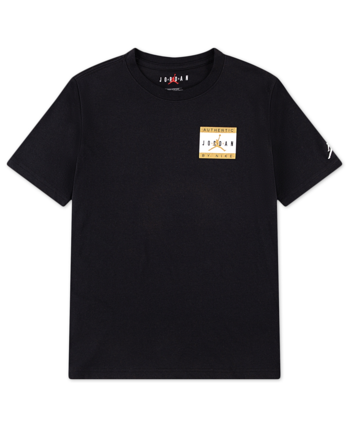Click here for Jordan Boys 8-20 Label Graphic Print T-Shirt - Bla... prices