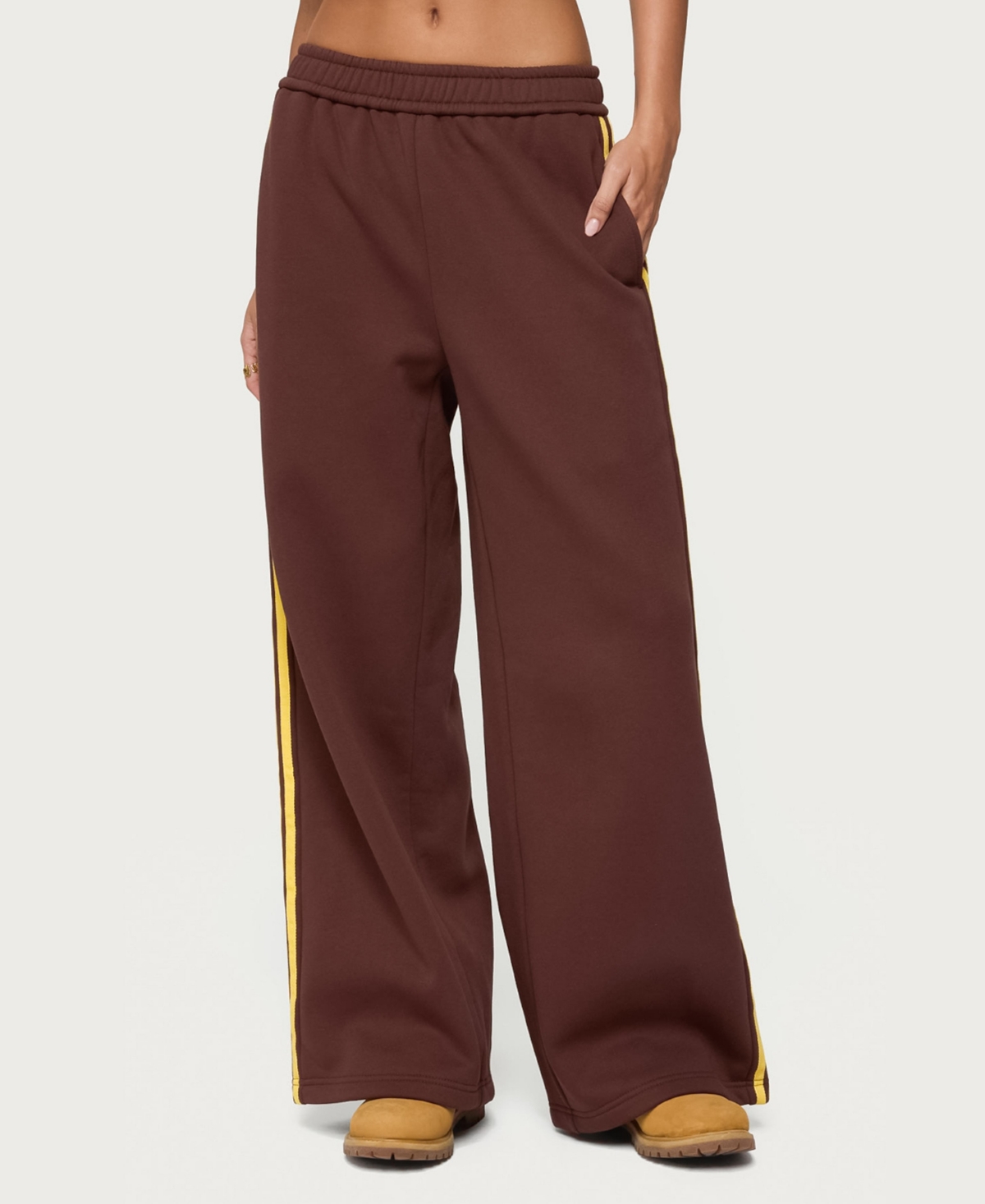 Click here for Edikted Womens Sorin Contrast Striped Sweatpants -... prices