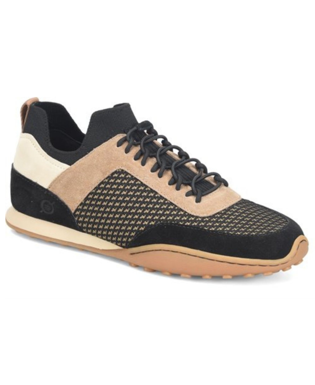 Click here for Born Womens Aire Lace Up Sneakers - Black Knit Com... prices