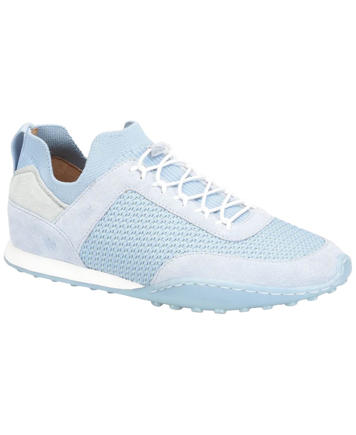 Click here for Born Womens Aire Lace Up Sneakers - White Knit Com... prices