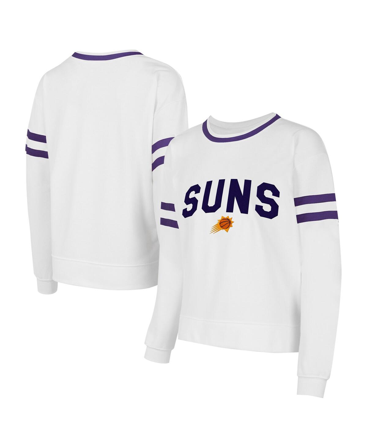Click here for Concepts Sport Womens White/Purple Phoenix Suns Bo... prices