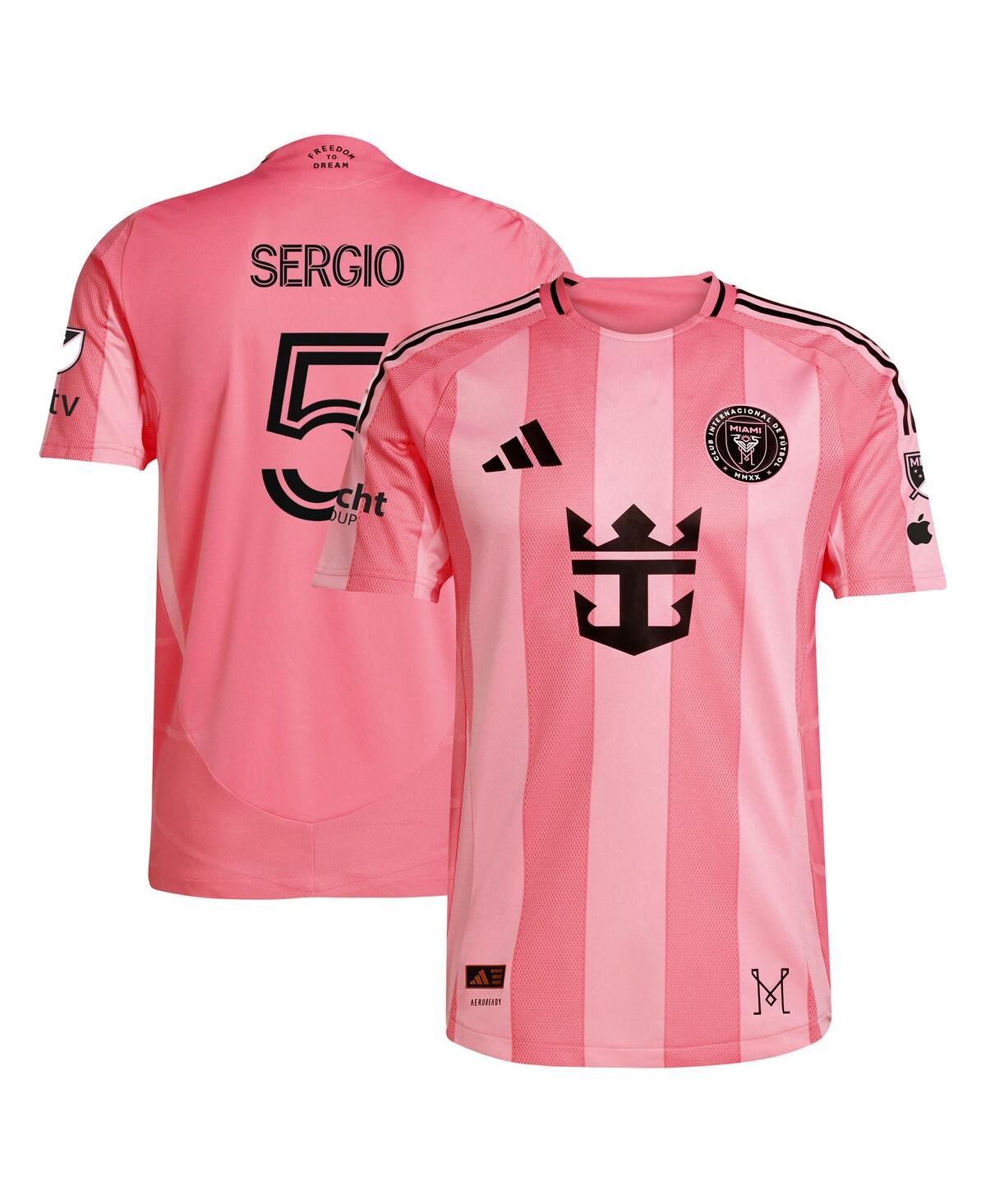 Click here for Adidas Mens Sergio Busquets Light Pink Inter Miami... prices