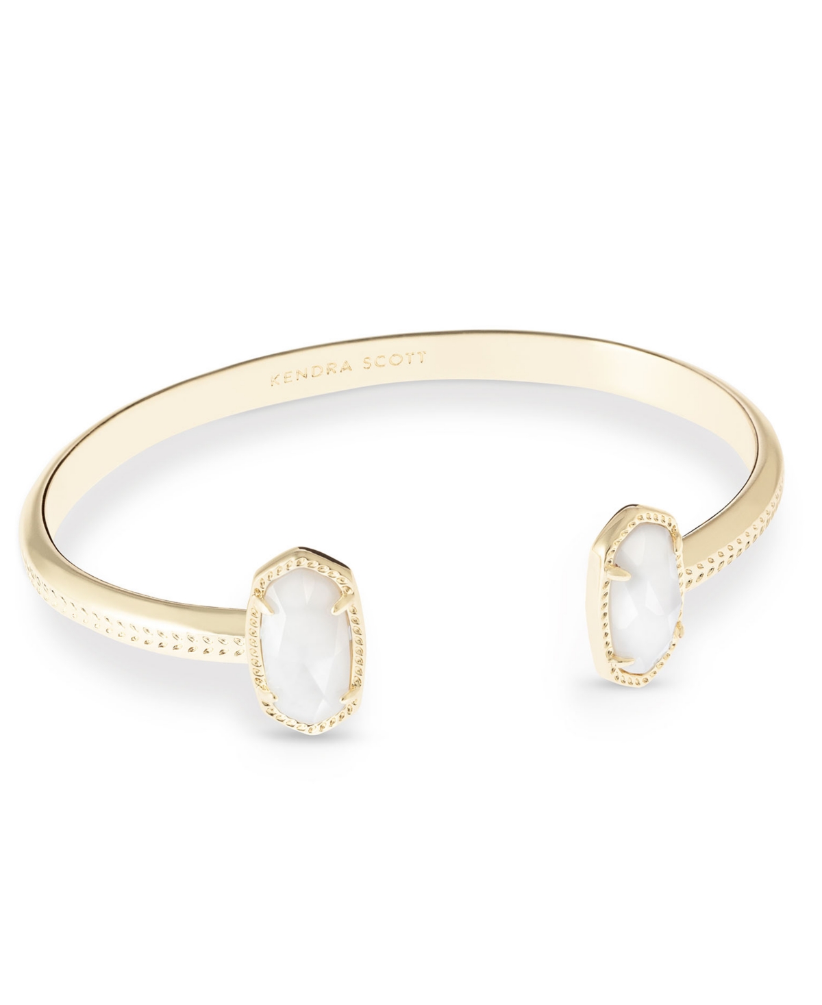 Click here for Kendra Scott 14k Gold-Plated Crystal Link Cuff Bra... prices