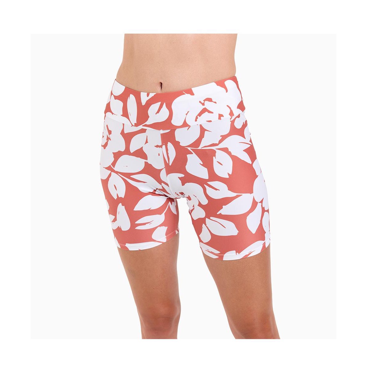Click here for Calypsa Womens Plus Size Mid-Thigh Swim Shorts - R... prices