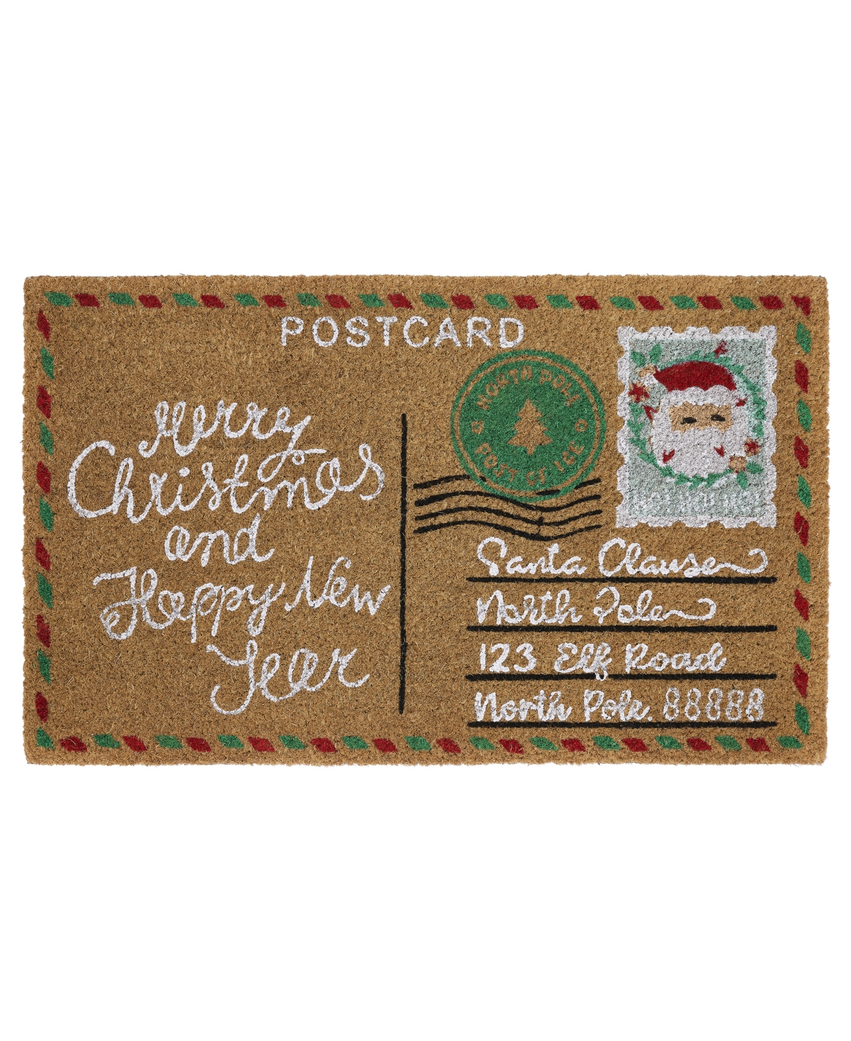Click here for Vcny Home Holiday Postcard Outdoor Coir Doormat  1... prices