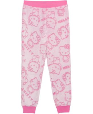 Hello Kitty Girls' 7-14 Debossed Plush Jogger Pants - Macy's