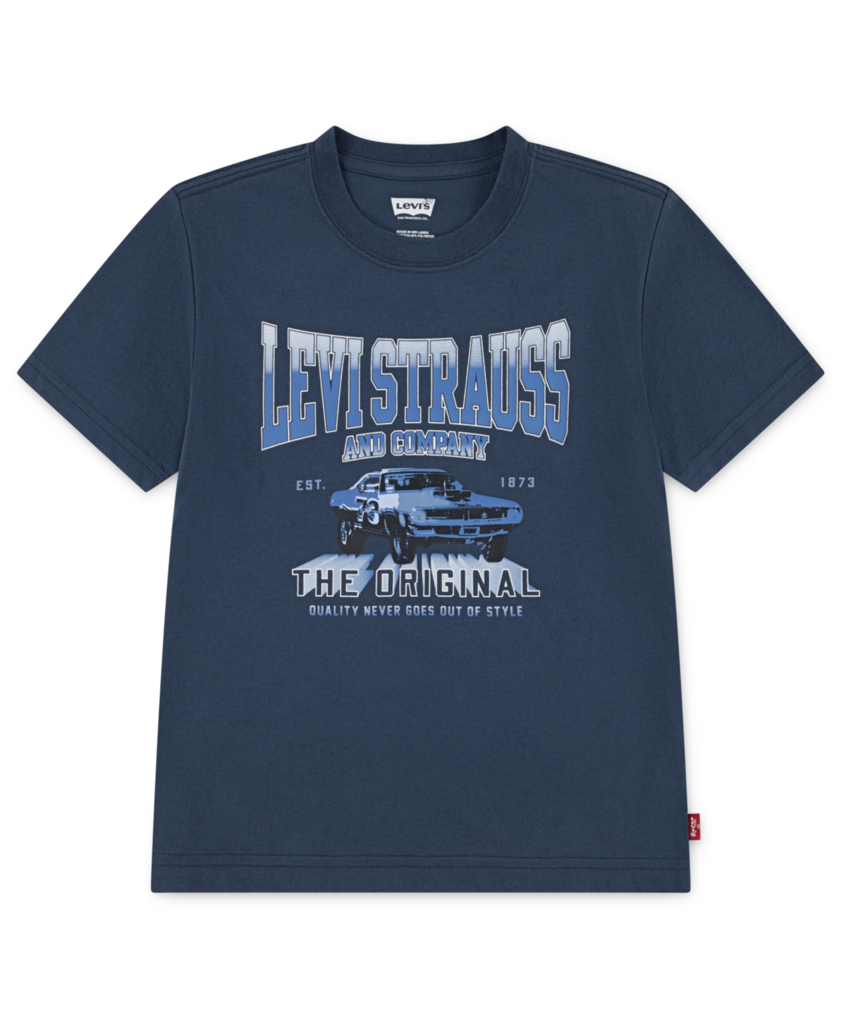 Click here for Levis Boys 4-7 Muscle Car Short Sleeve T-Shirt - B... prices