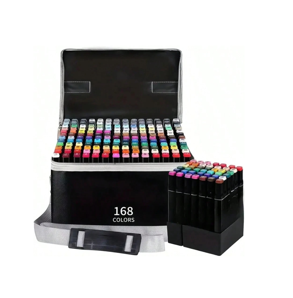 Click here for Htutwoo 168 Color Art Markers Set - Vibrant  Blend... prices