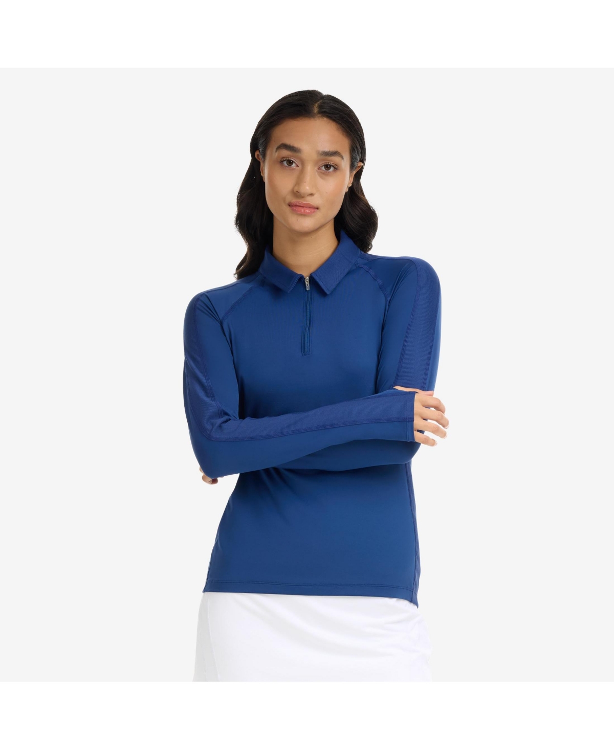Click here for BloqUV Womens Upf 50+ Sun Protective Quarter Zip P... prices