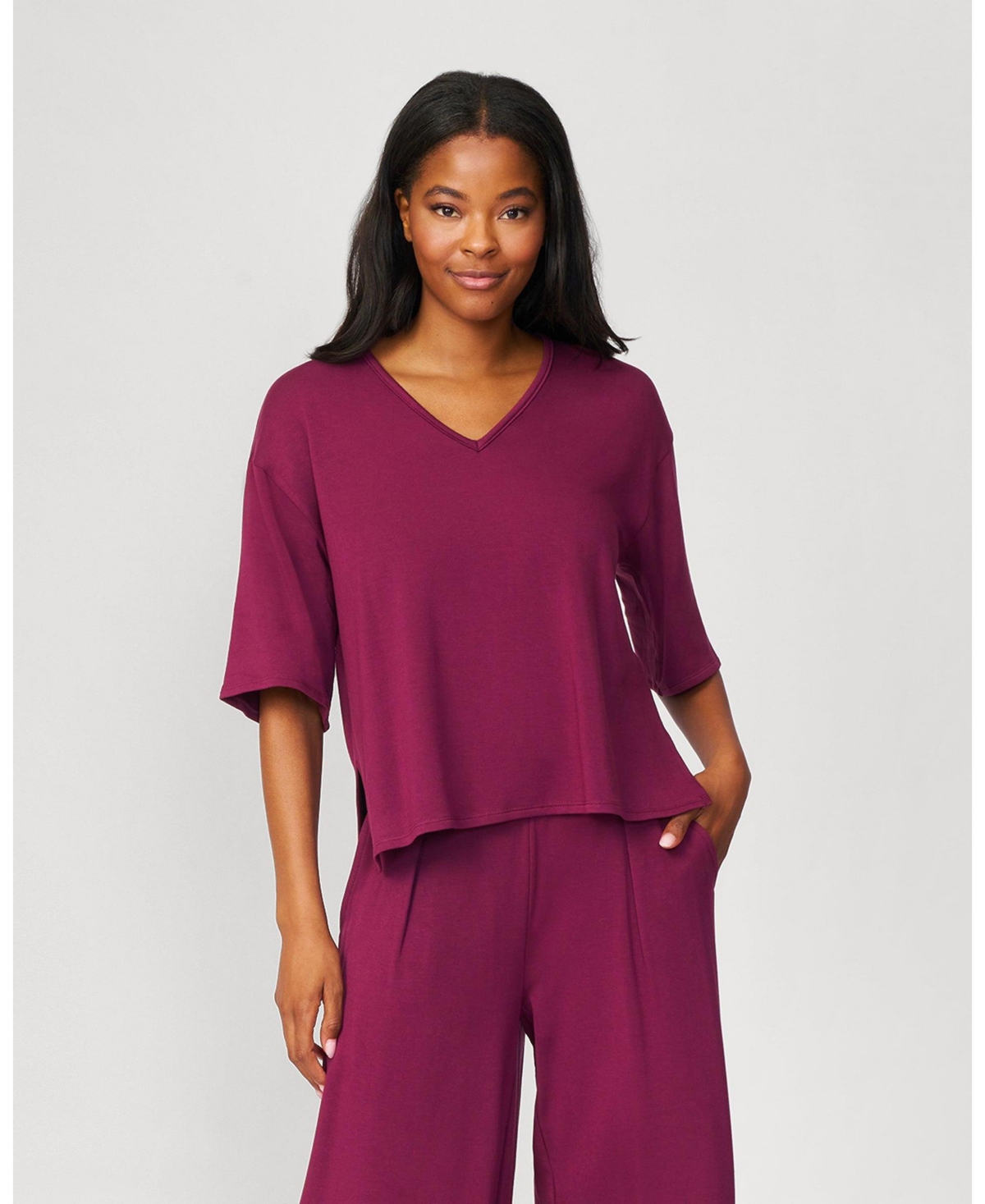 Click here for Cable & Gauge Womens V-Neck Kimono Ultra Soft Terr... prices