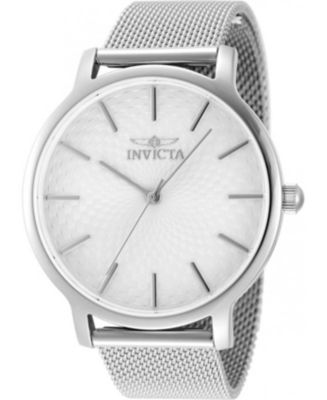 Invicta Lady's 48972 Wild Flower Quartz Silver Dial Watch - Macy's