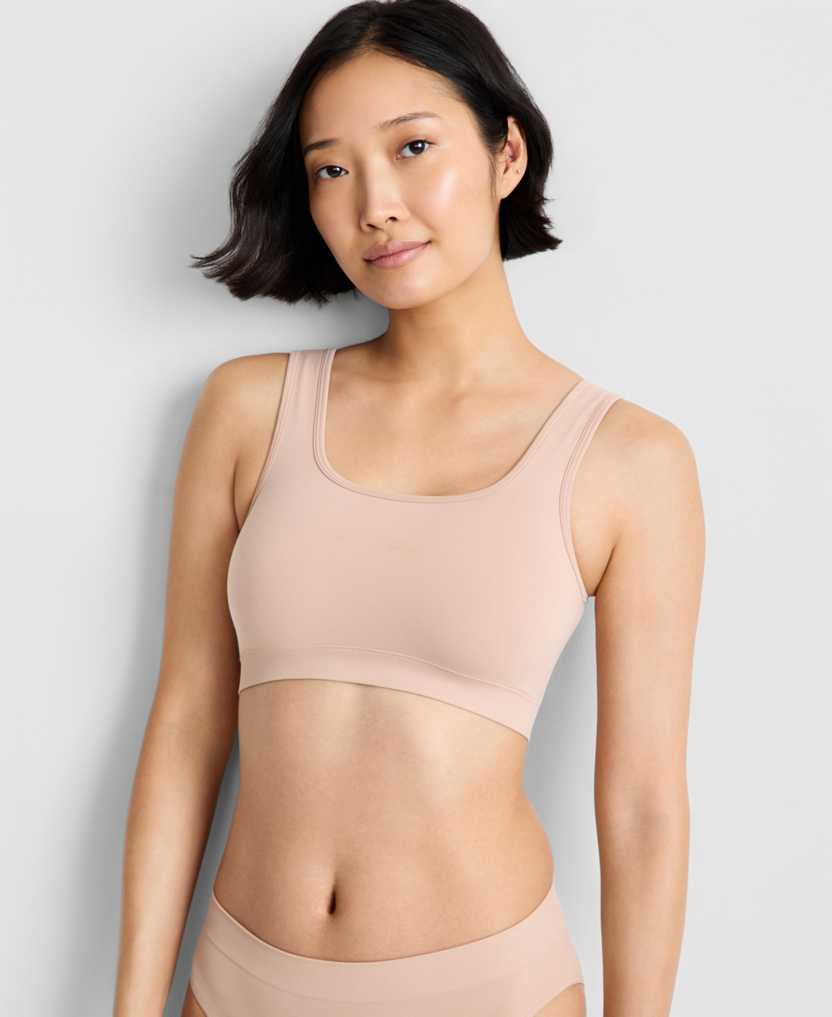 Click here for State of Day Womens Square-Neck Seamless Bralette... prices