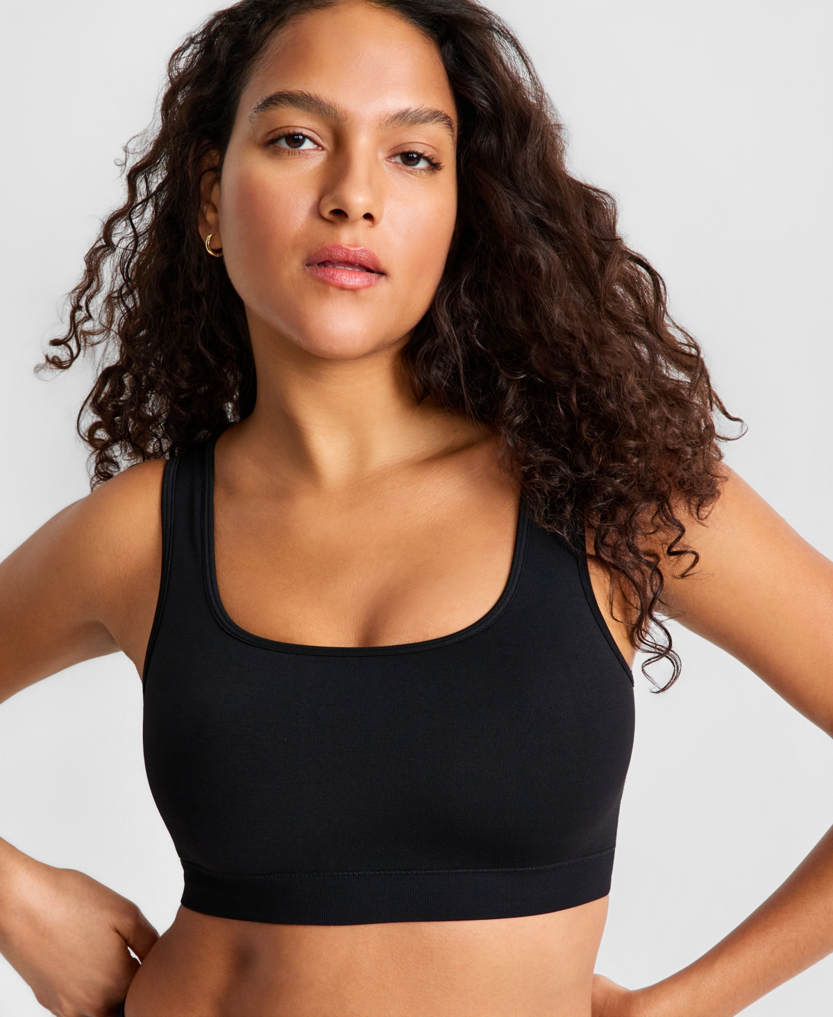 Click here for State of Day Womens Square-Neck Seamless Bralette... prices