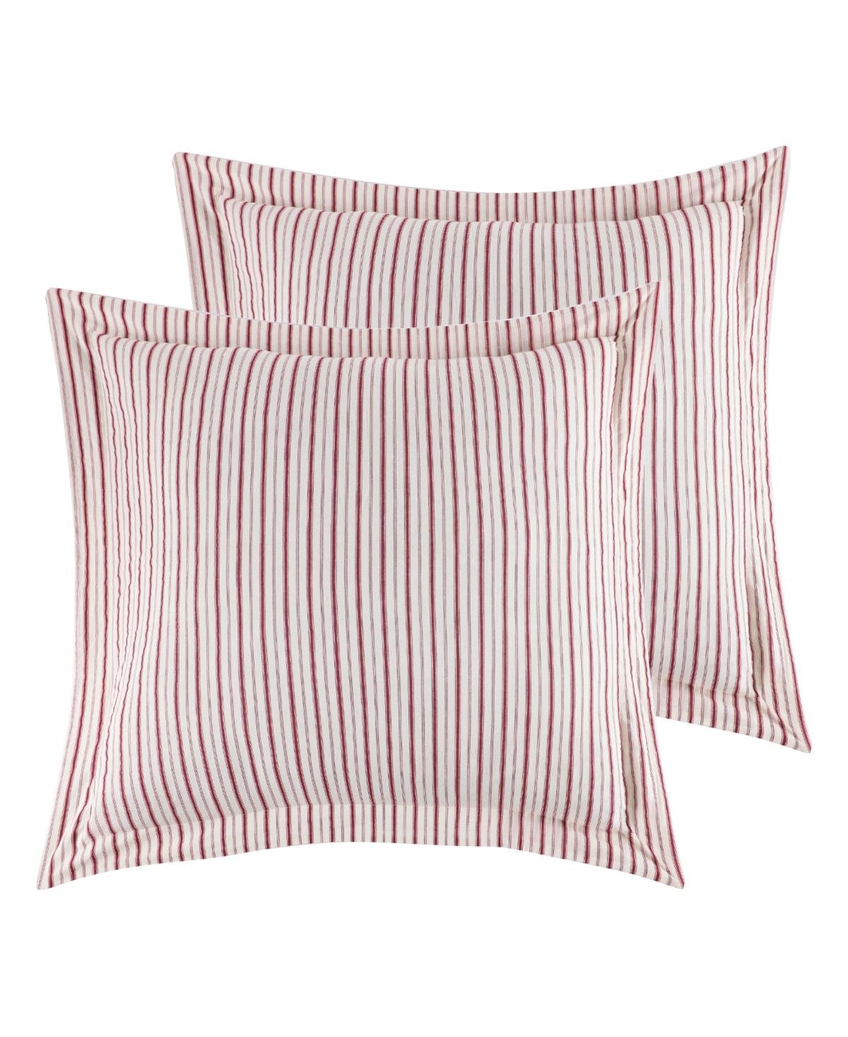 Click here for Levtex Home Spruce 2-Pc. Sham Set  European - Red prices
