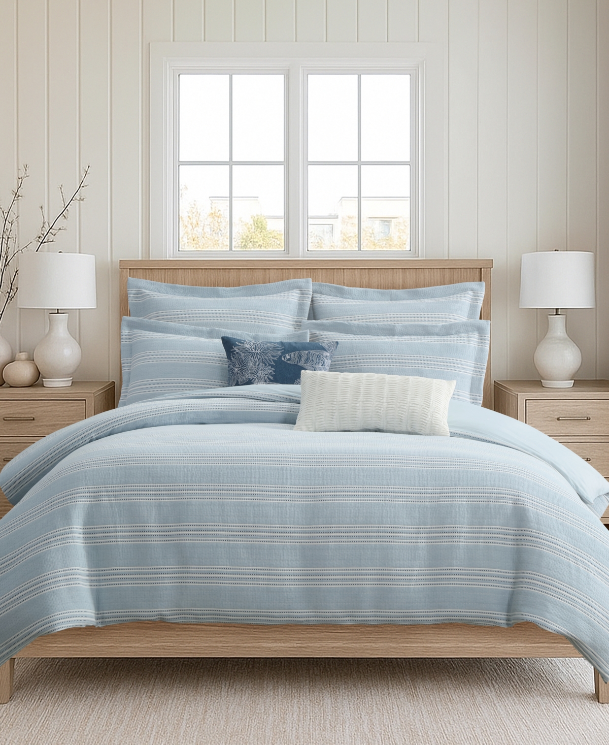 Click here for Levtex Home Clayton Stripes Textured 3-Pc. Comfort... prices