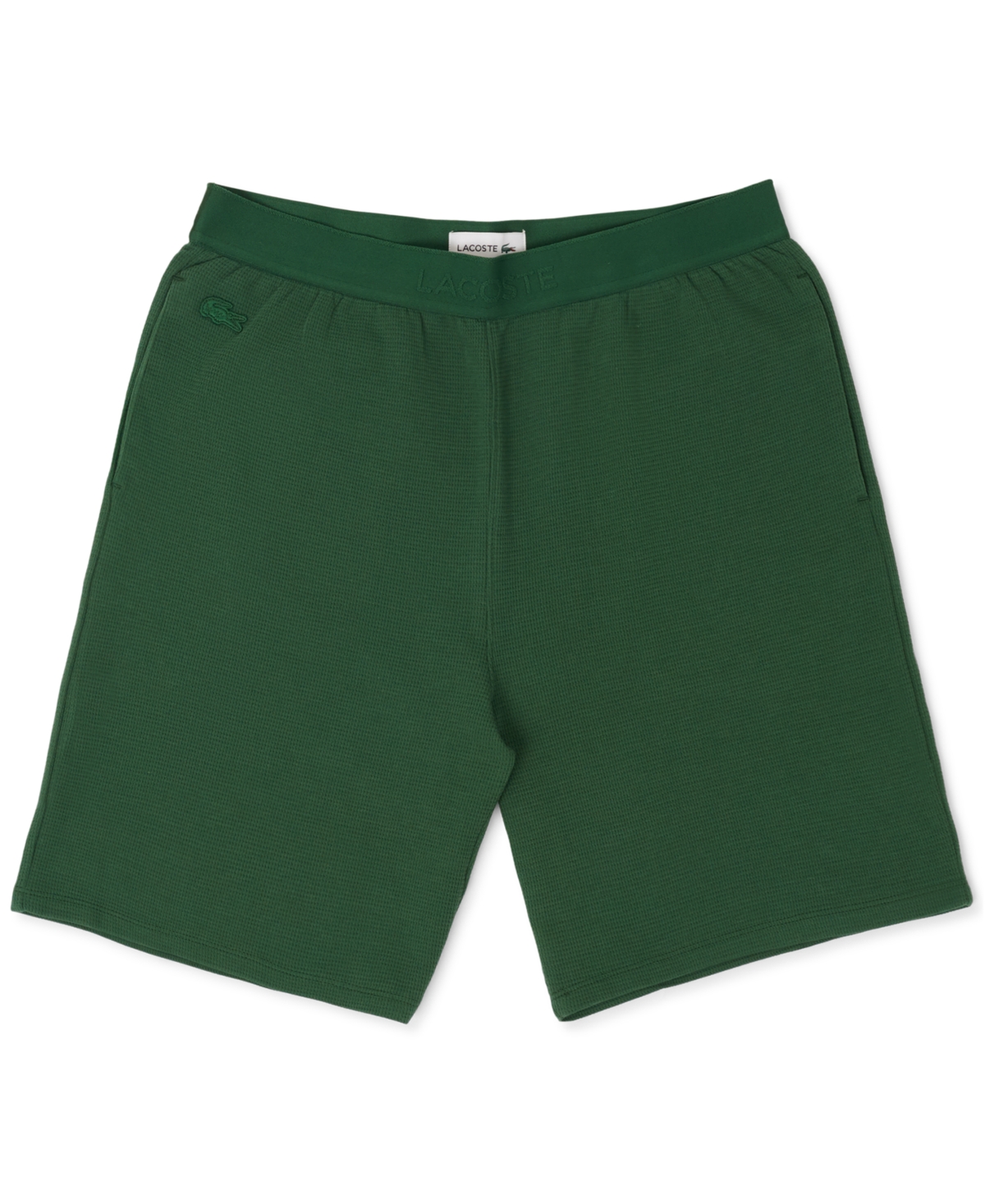 Click here for Lacoste Mens Thermal Pajama Shorts - Green prices