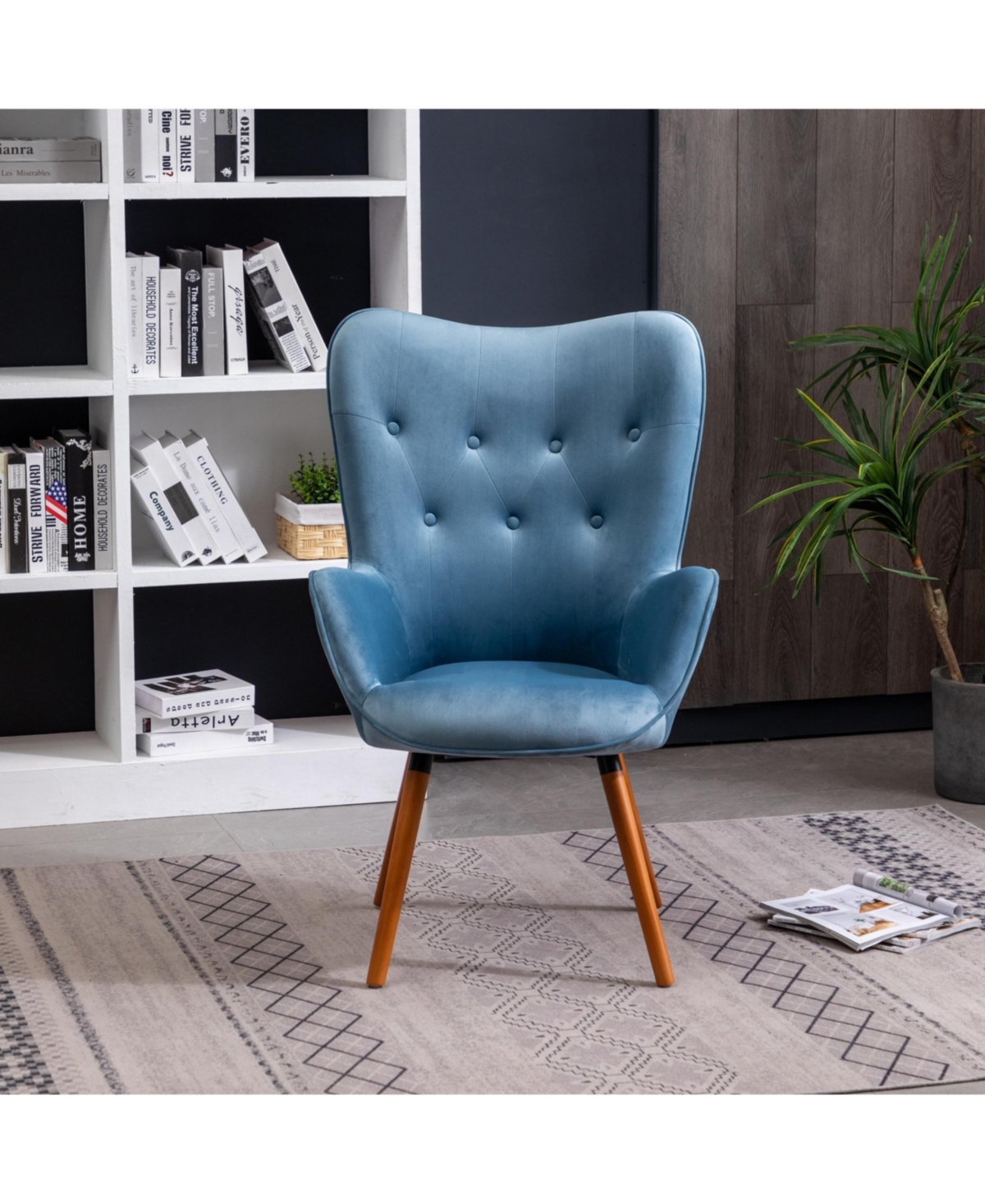 Click here for Jujabu Contemporary Silky Velvet Tufted Button Bac... prices