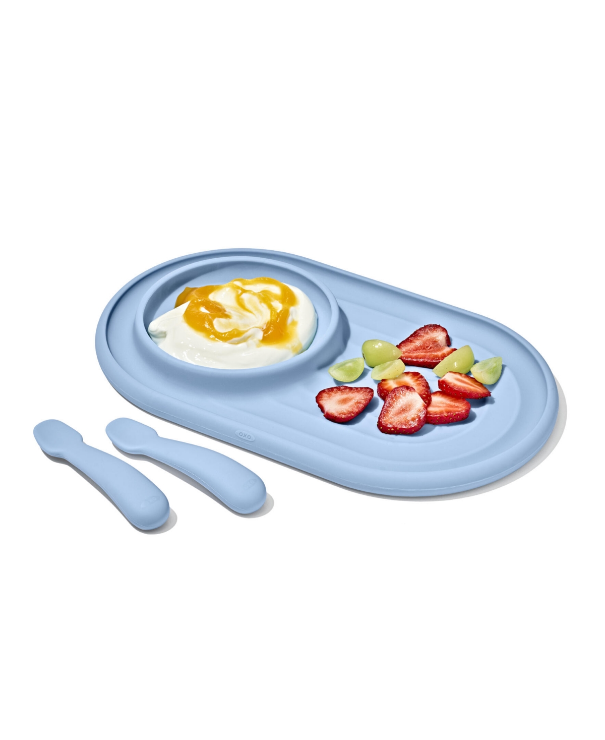 Click here for Oxo Tot Set of 3 Textured Suction Plate and Spoons... prices