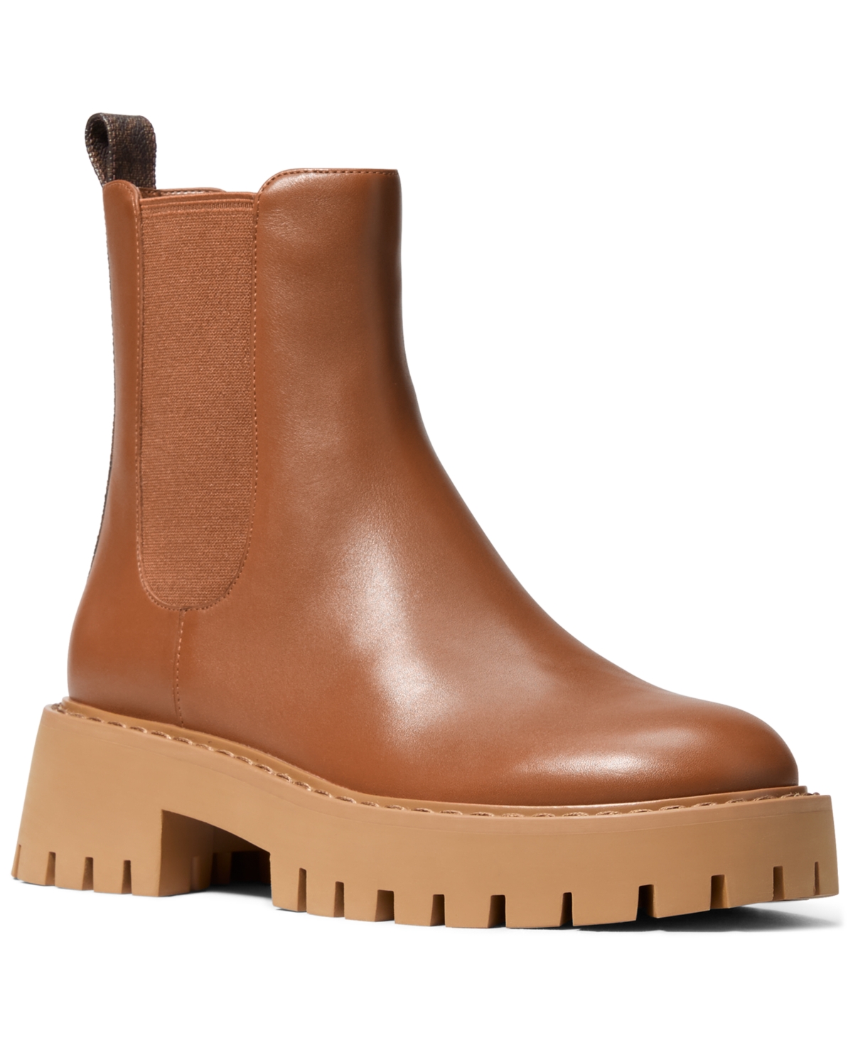 Click here for Michael Michael Kors Womens Asher Leather Lug Ankl... prices