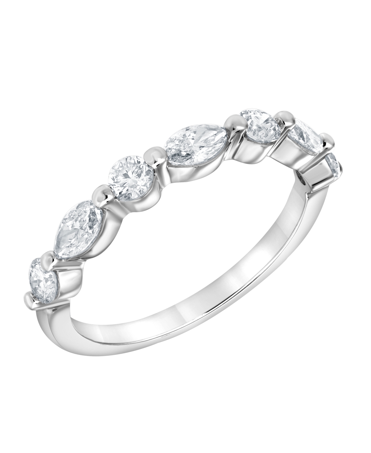 Click here for Macys Diamond Ring (3/4 ct. t.w.) in 14K White Gol... prices