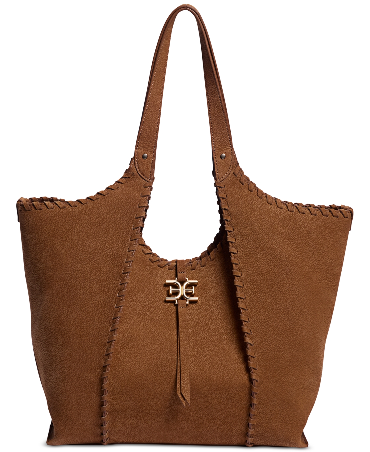 Click here for Sam Edelman Sylvia Medium Tobo Bag - Caramel prices