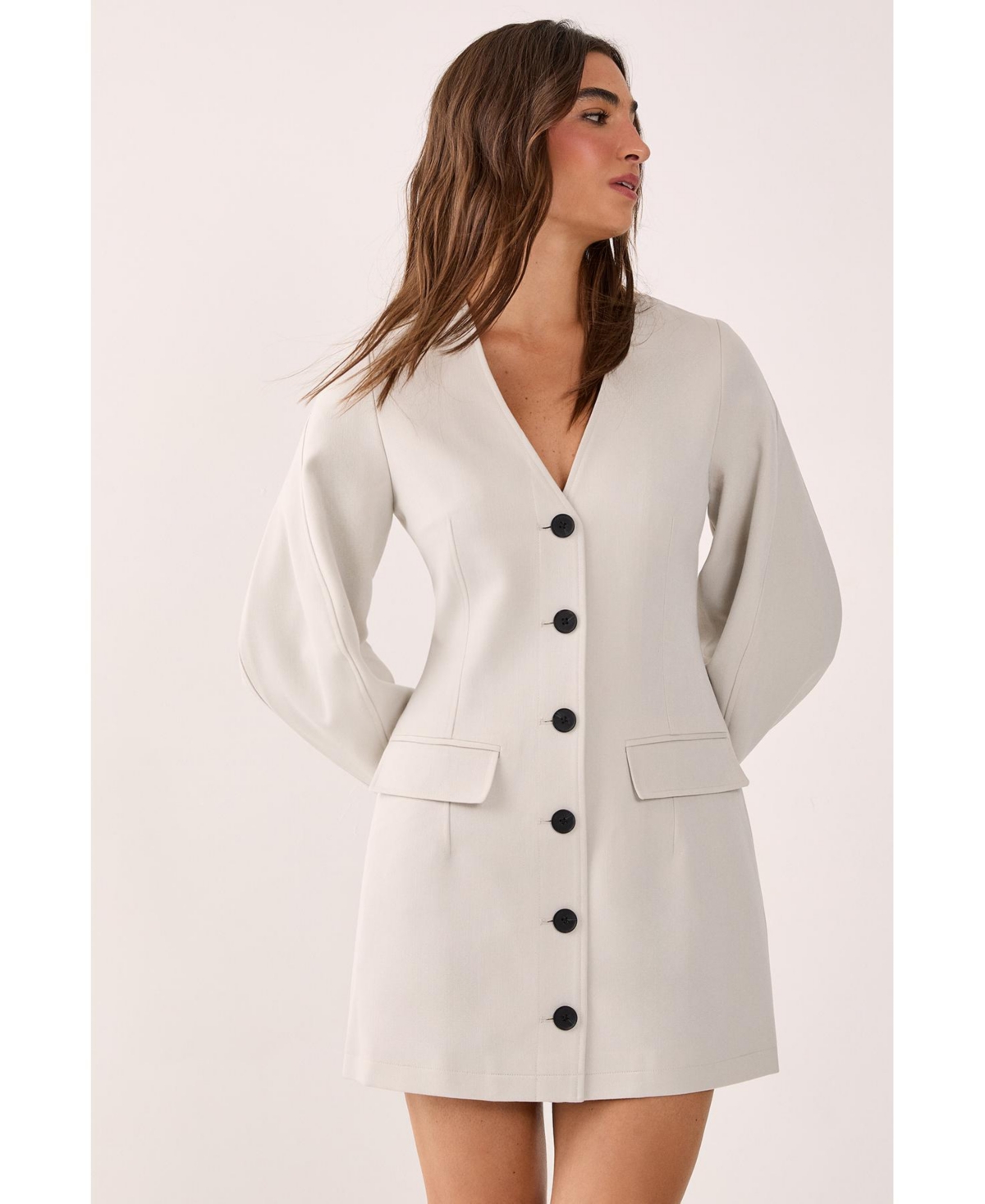 Click here for Nasty Gal Womens Button Through Mini Blazer Dress... prices