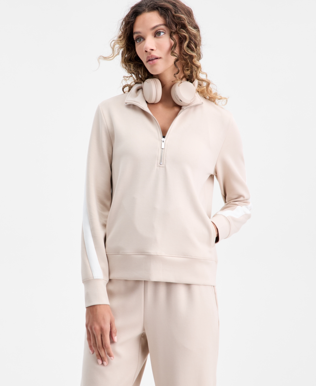 Click here for Id Ideology Womens Half-Zip Sweatshirt  Macys Excl... prices