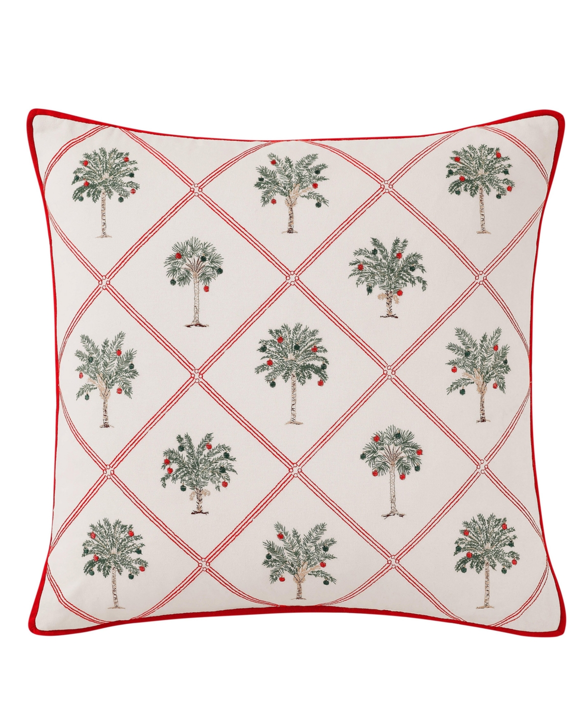 Click here for Tommy Bahama Palm Tree Trellis Decorative Pillow... prices